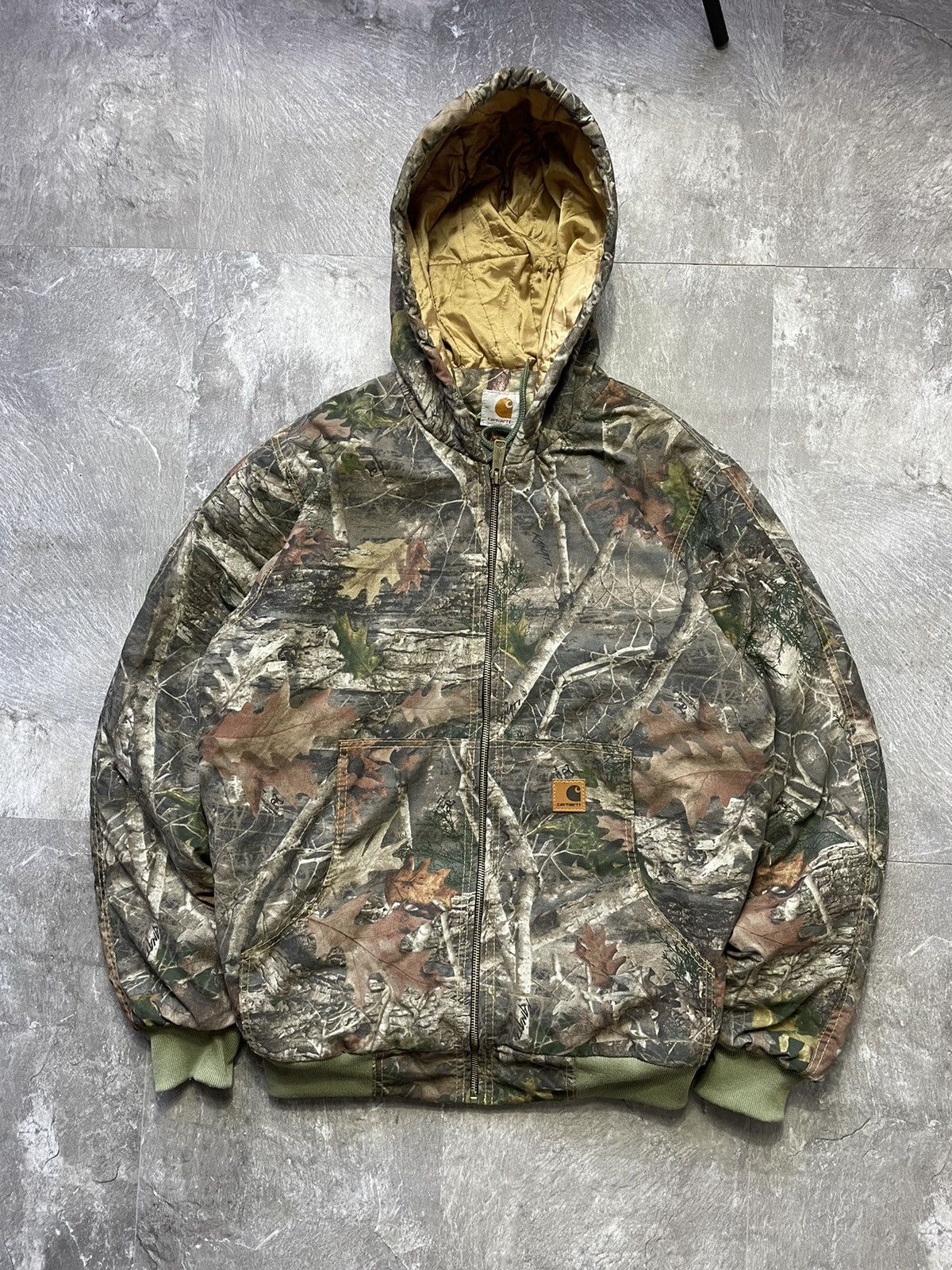 Carhartt × Realtree × Vintage Vintage Carhartt Realtree Camo Active Jacket 90 Detroit Work | Grailed
