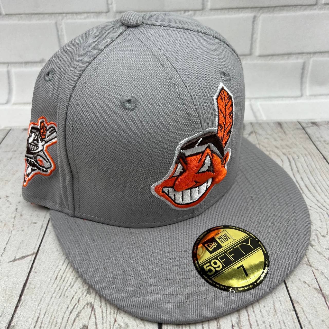 New Era Cleveland Indians Guardians MLB 7 Hat Fitted Cap New Men | Grailed