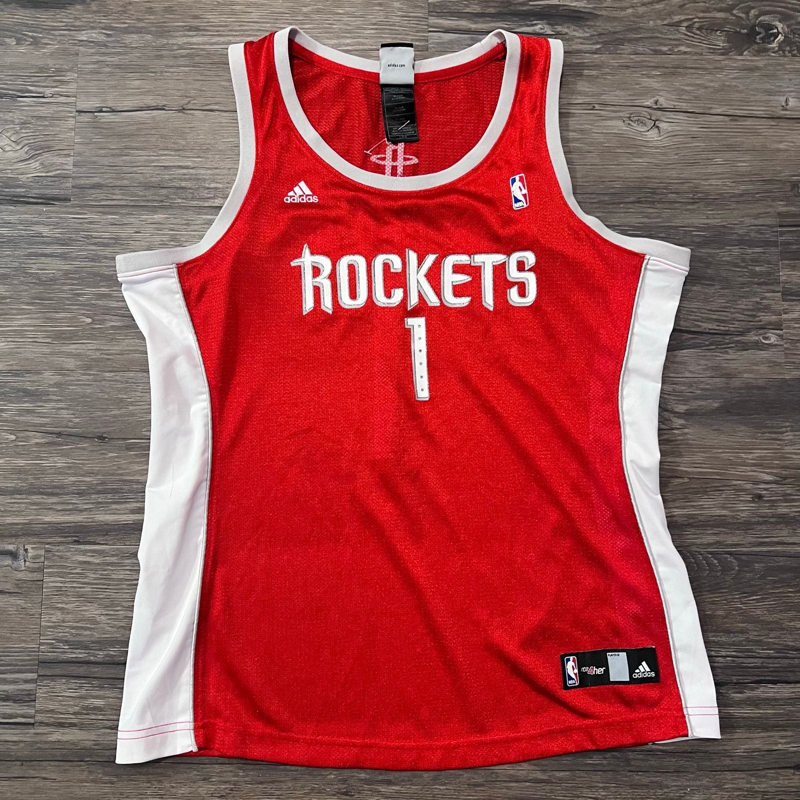 Adidas Houston Rockets Womens Tracy Mcgrady #1 Jersey | Grailed