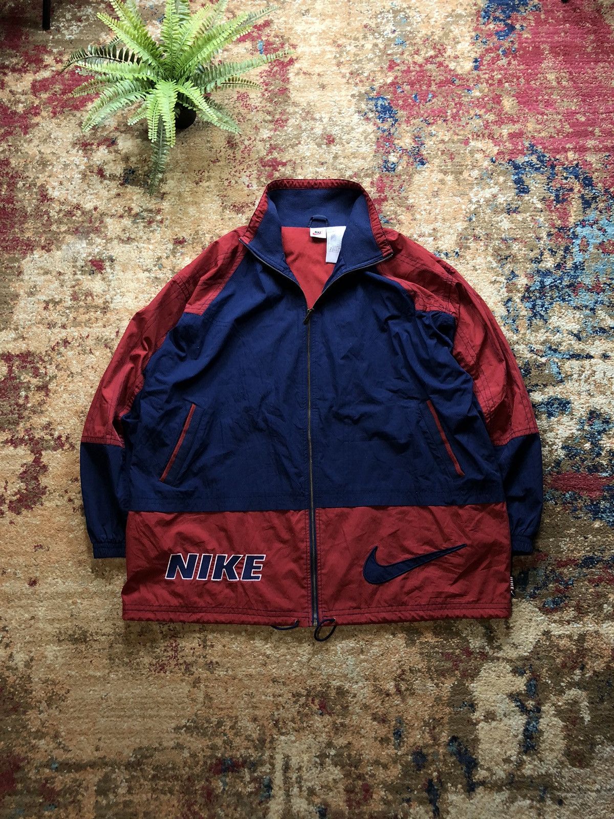 Nike 90’s Vintage Nike Jacket Big Swoosh Logo | Grailed