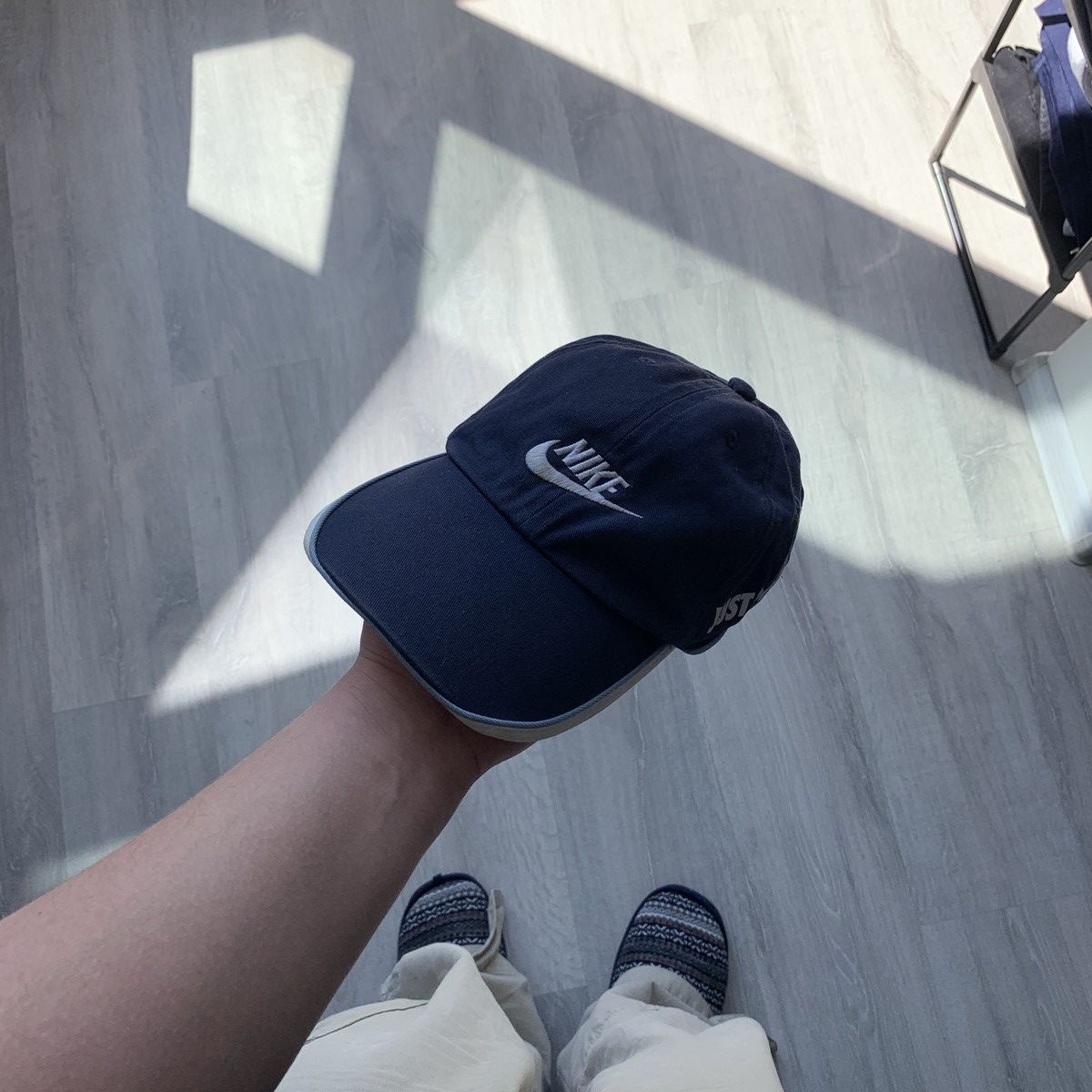 Nike NIKE CENTRE SWOOSH VINTAGE 90s Made IN USA CAP JUST DO IT | Grailed