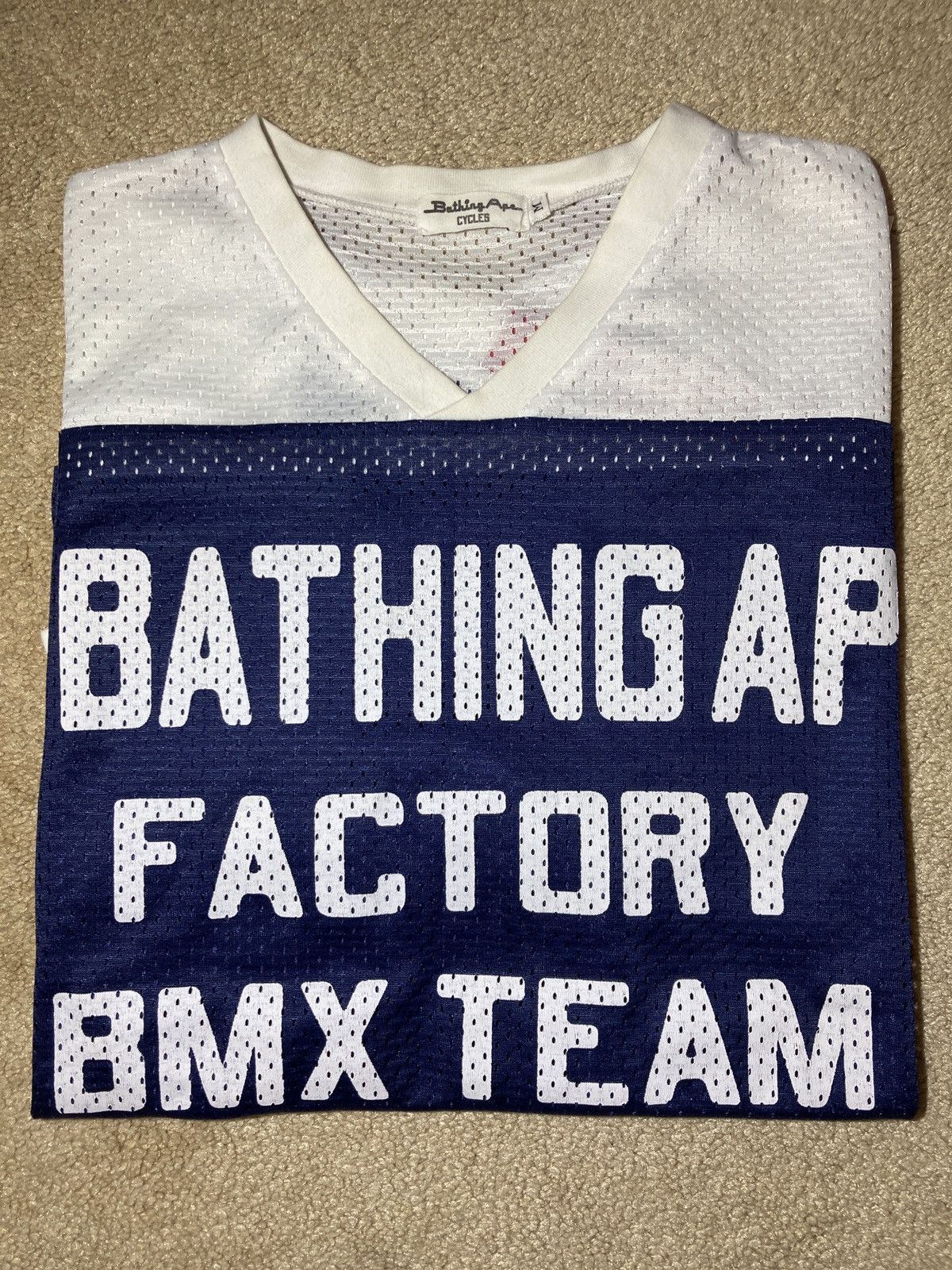 Bape 1998 Bape Factory BMX Jersey Cycles 90s Racing Athletic OG | Grailed