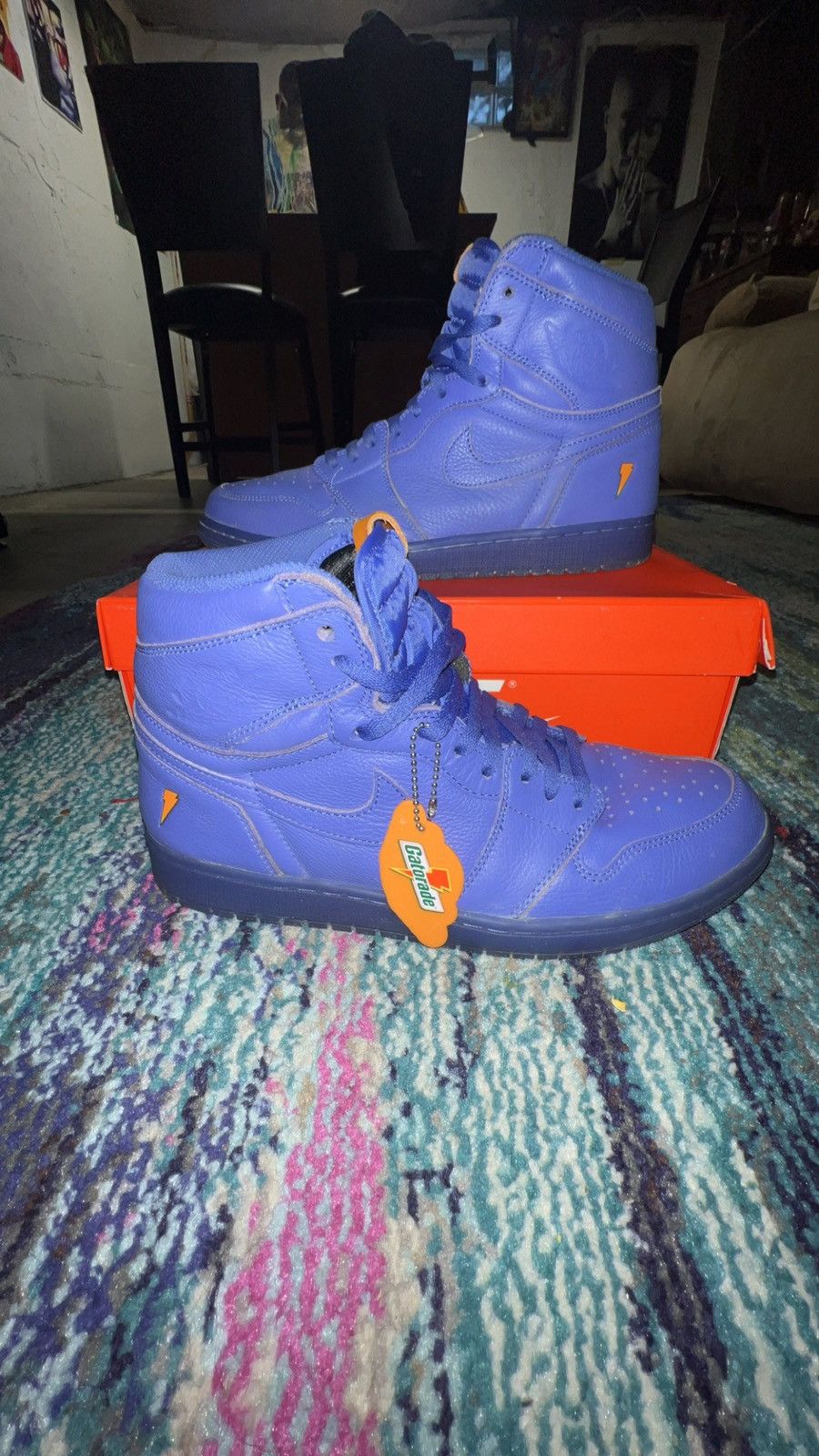 Nike Jordan 1 Gatorade Rush Violet | Grailed