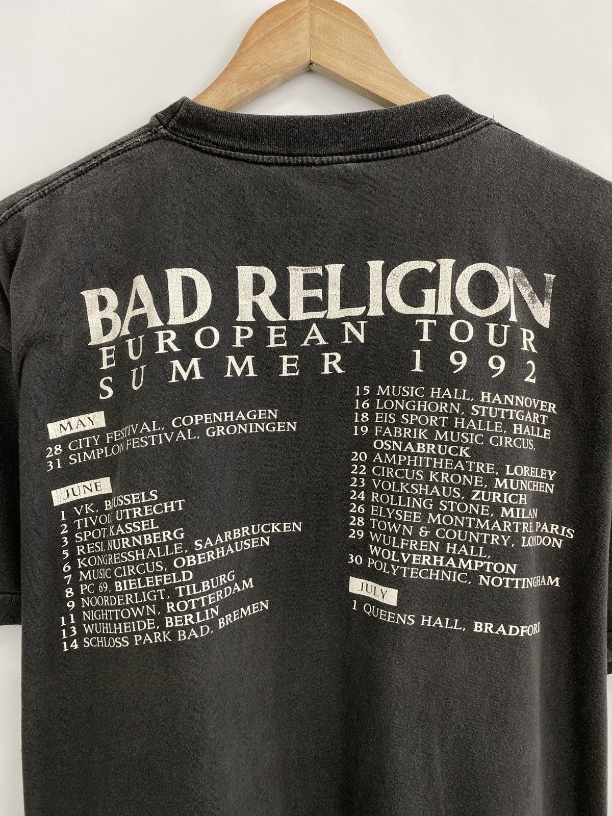 Band Tees × Metallica × Vintage Vintage 1992 Bad Religion Generator ...