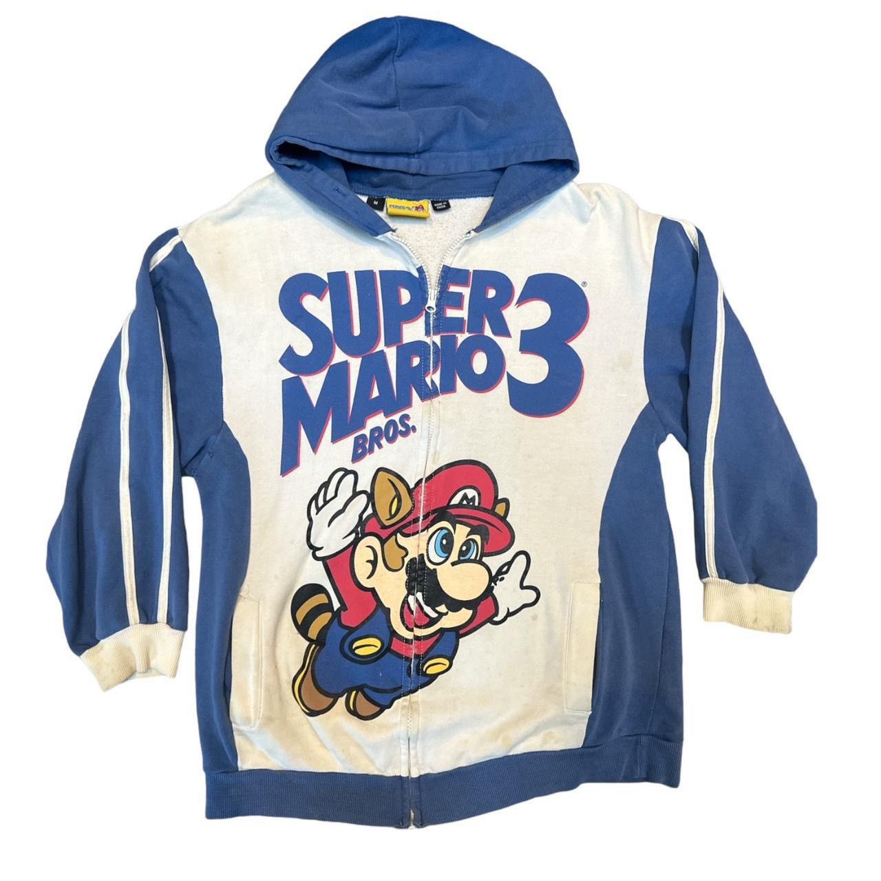 Nintendo × Vintage Vintage Y2K super Mario bros 3 zip up hoodie | Grailed