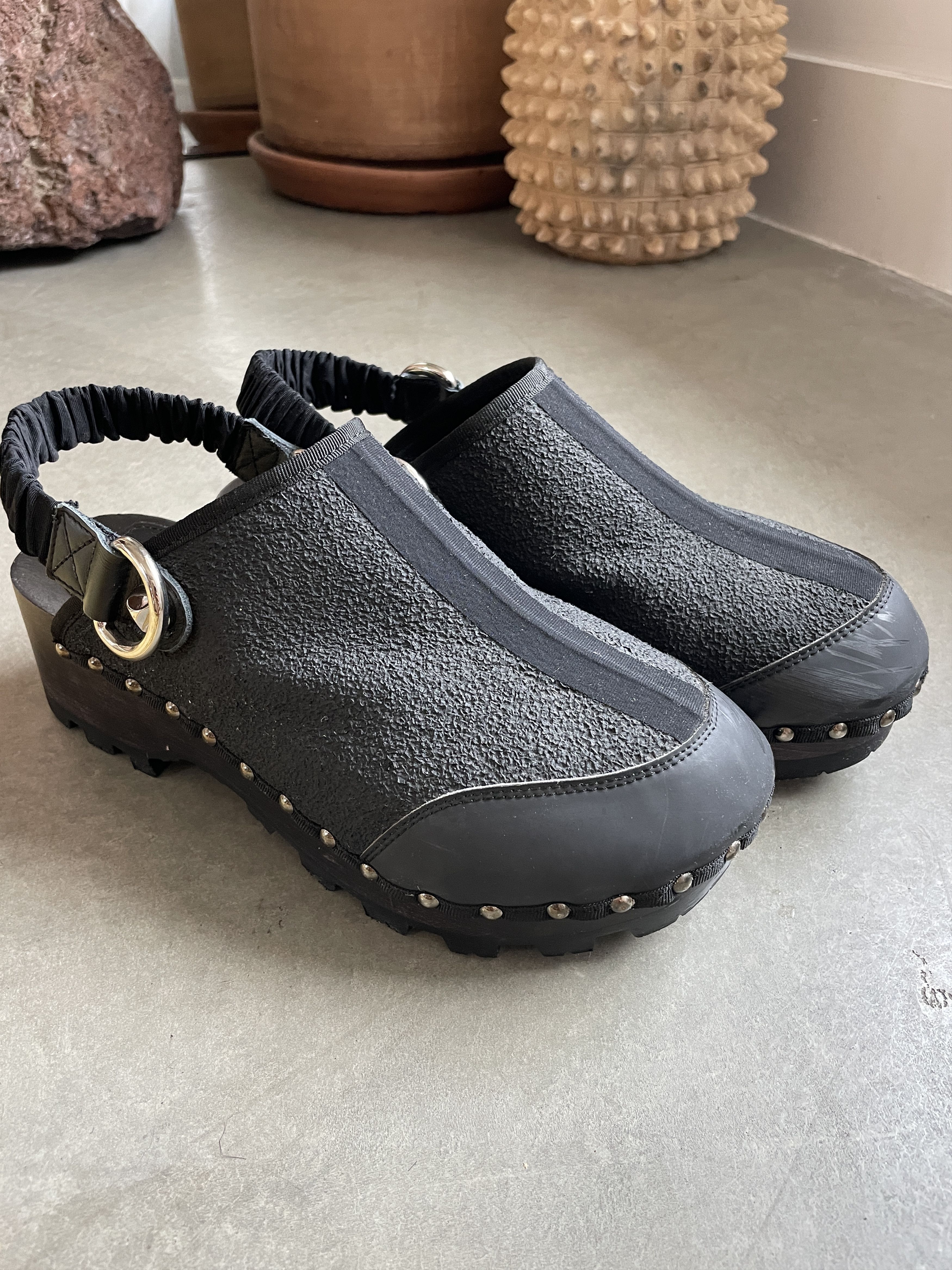 Brain Dead Brain Dead Black Energy Absorber Zoccolo Clog (w 9.5, m 7.5 ...