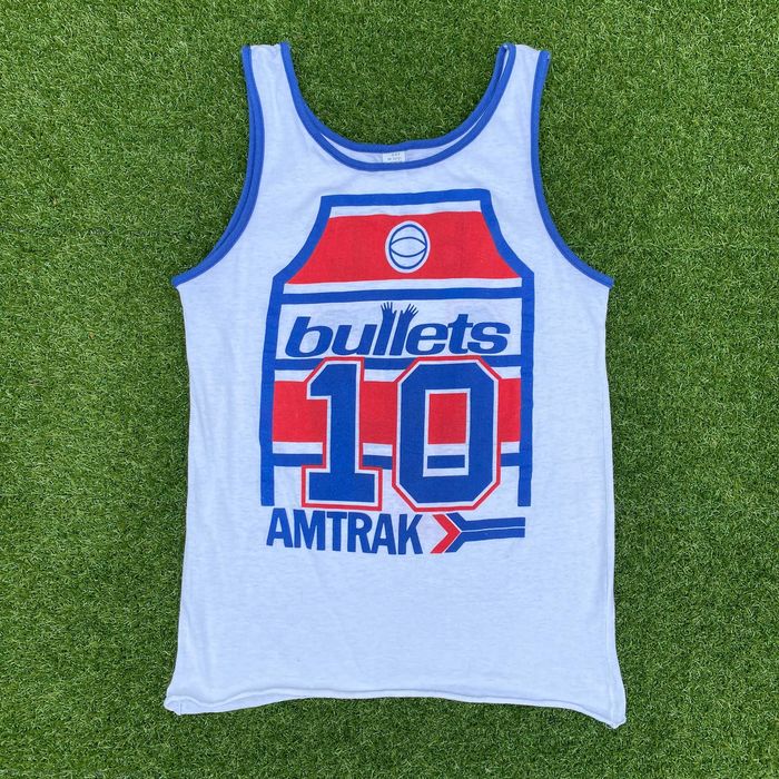 Vintage Washington Bullets 1980's "Manute Bol" Promo Jersey Tee | Grailed