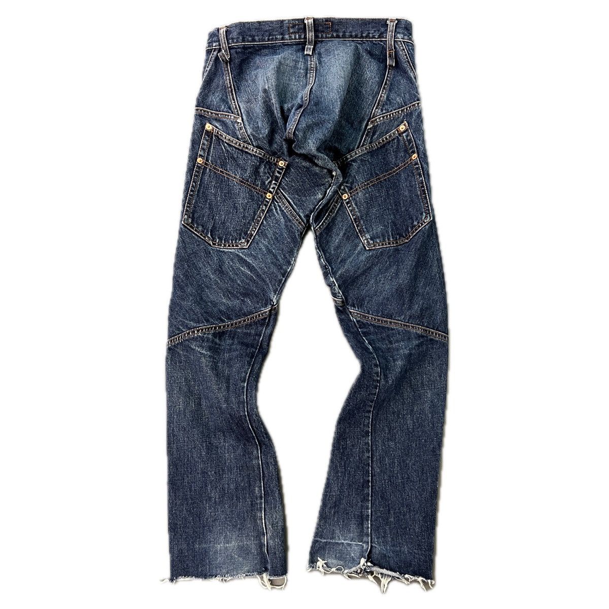 Andrew Mackenzie × Grail × Italian Designers Andrew Mackenzie Cut & Sew Jeans Made in Italy ...