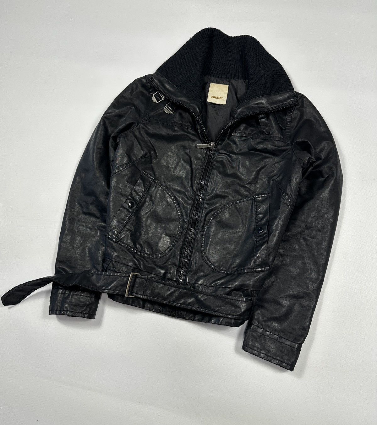 Avant Garde × Diesel × Streetwear Y2K Vintage Diesel Jacket Avant Garde ...