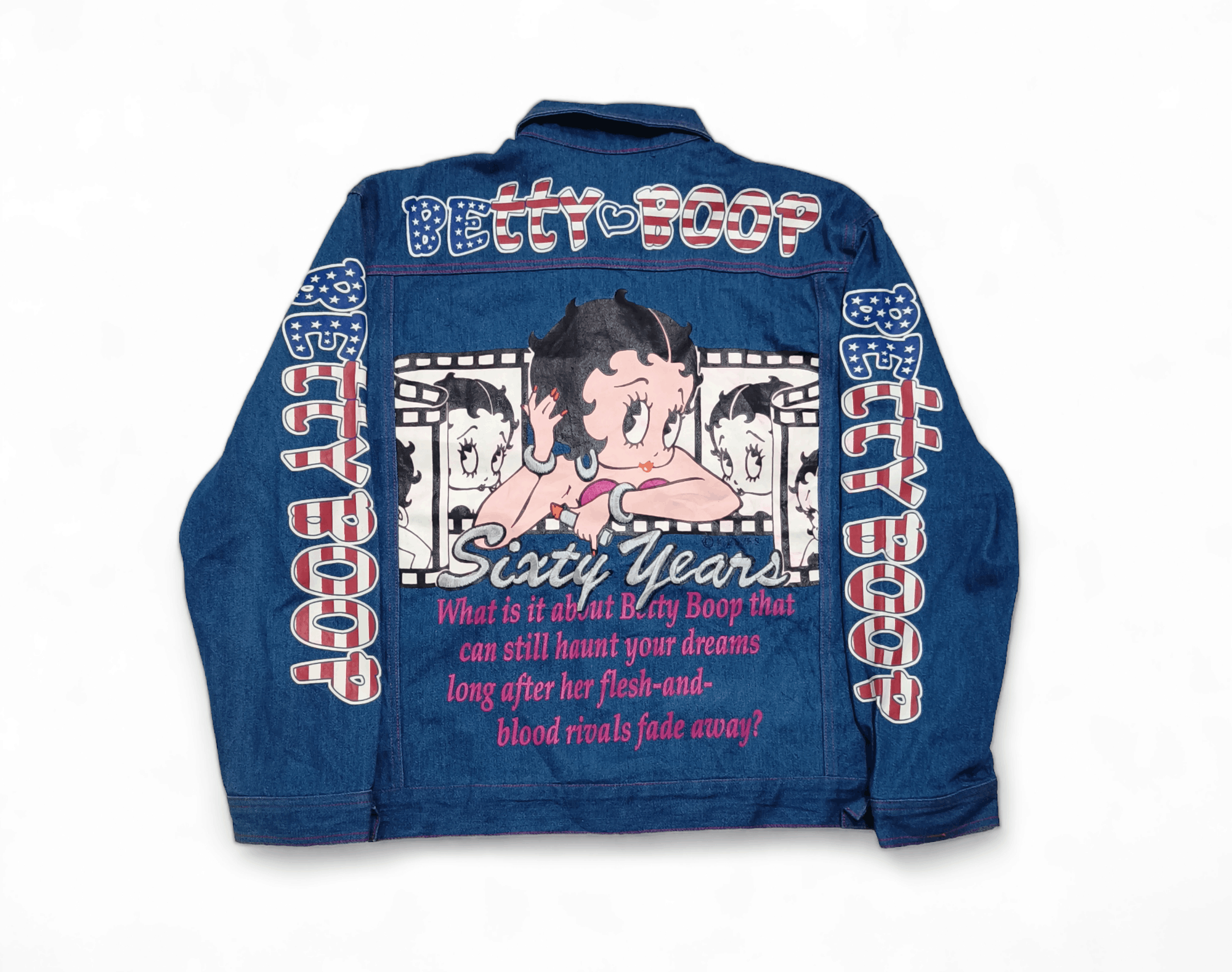 Cartoon Network × Denim Jacket × Vintage Vintage 90s Betty Boop Sixty ...