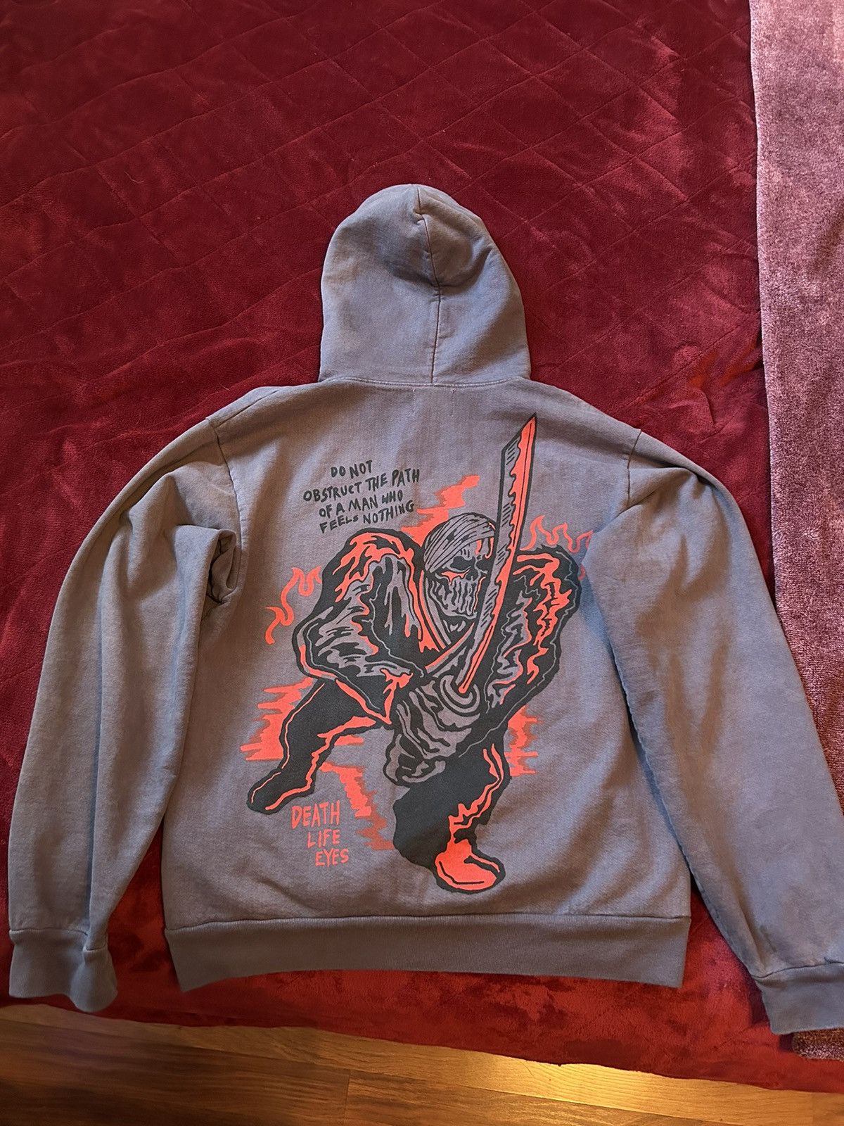 Warren Lotas Warren Lotas Death Eyes Lies Hoodie | Grailed