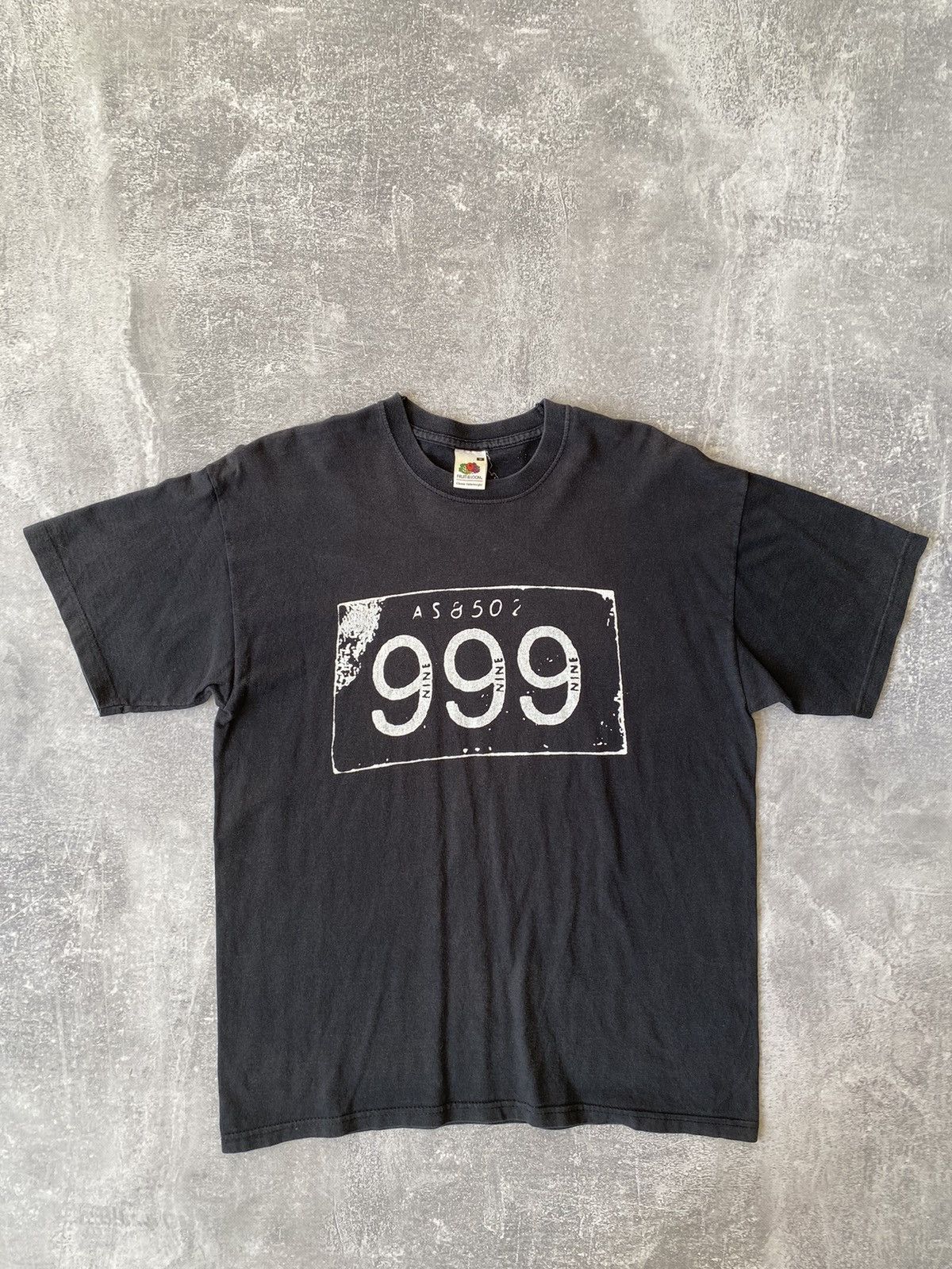 Band Tees × Vintage Vintage 90's OG Punk 999 Band Nine T-Shirt | Grailed