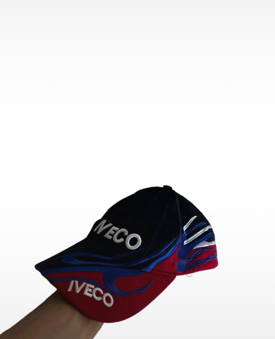 MOTO × Racing × Vintage Vintage 90s Iveco y2k racing moto flame cap ...
