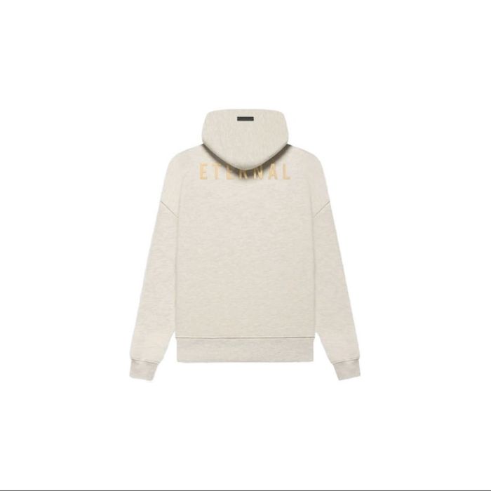 Fear of God Fear of God Eternal Collection Logo-Flocked Fleece Hoodie ...