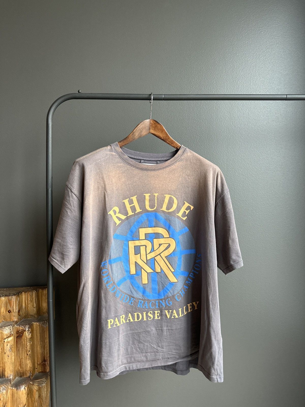Rhude RHUDE Paradise Valley Logo T-Shirt | Grailed