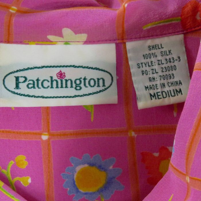 Vintage Patchington Cottage Core Pink Floral Button Down Blouse | Grailed
