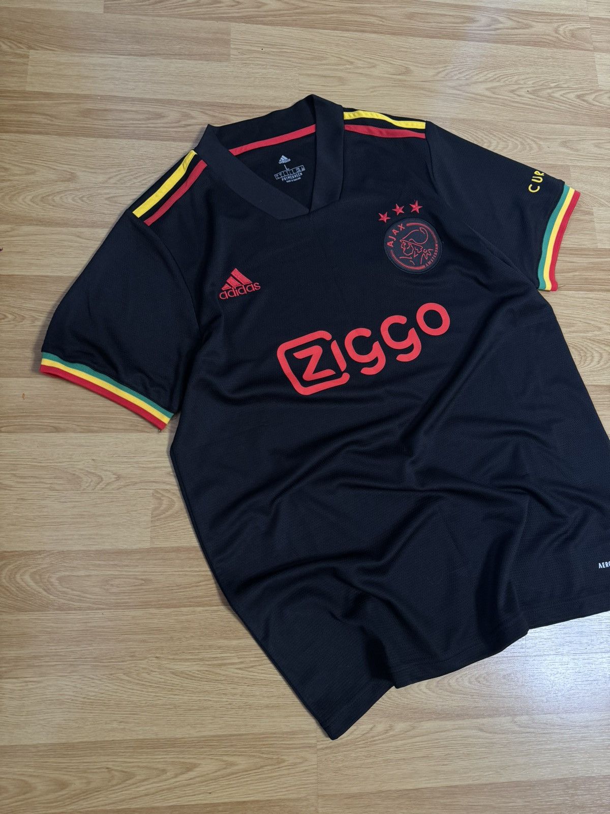 Adidas Ajax 2021-2022 Bob Marley Third Soccer Jersey Football Kit | Grailed