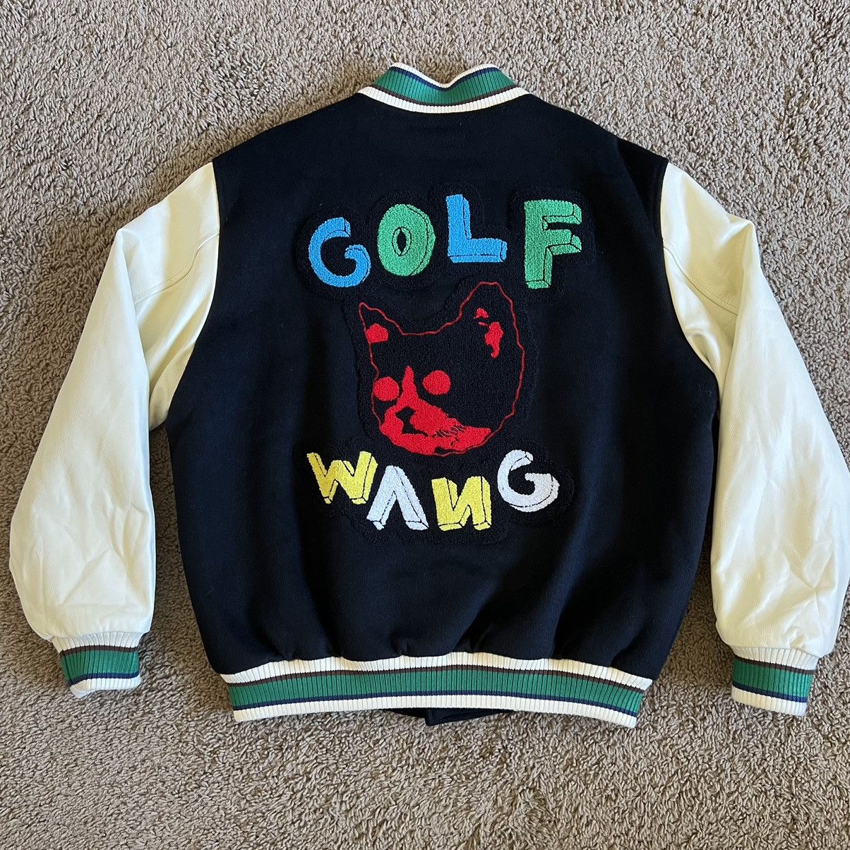 Golf Wang Golf Wang Wolf 10 Year Anniversary Varsity Jacket | Grailed