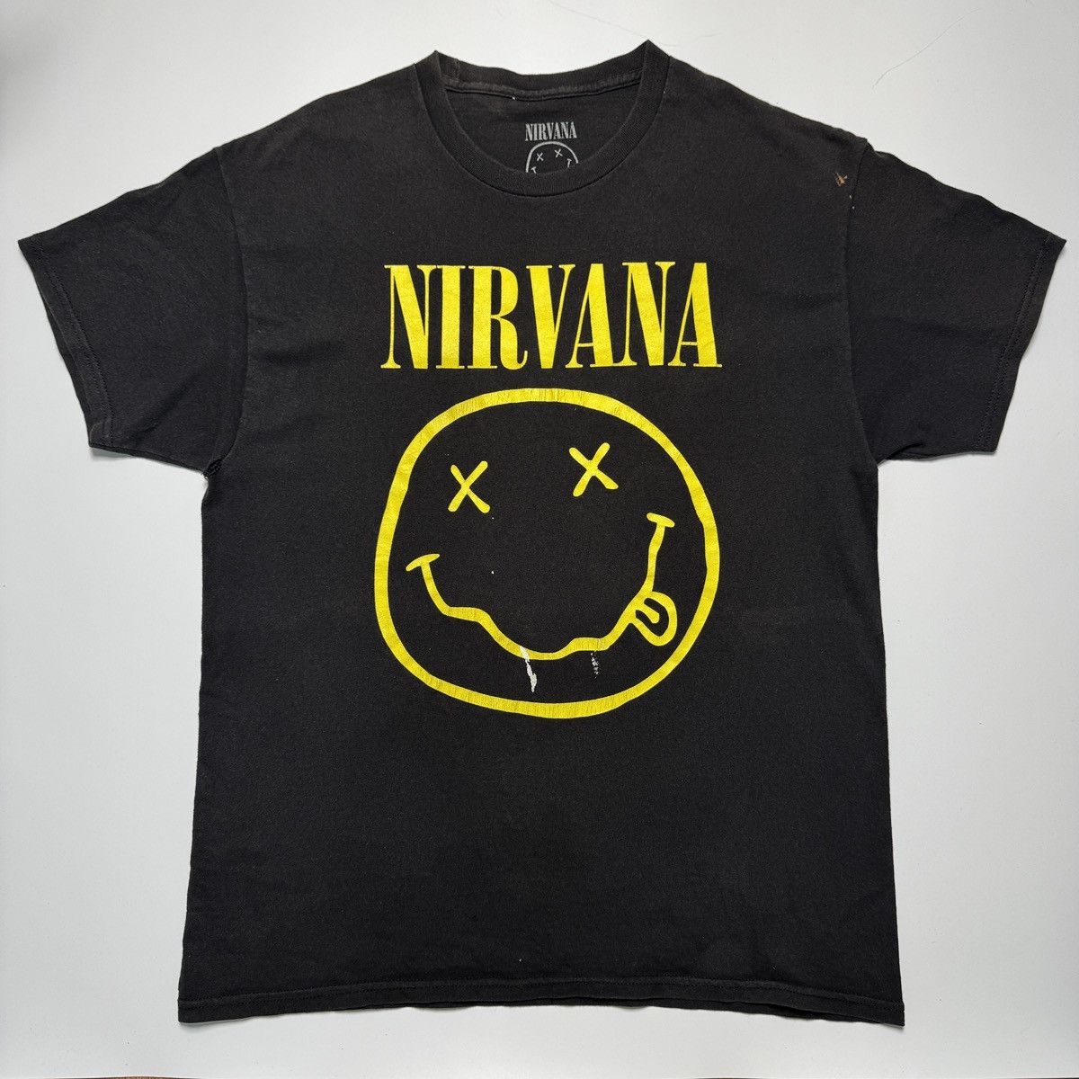 Band Tees × Nirvana × Vintage 2000s Nirvana Smiley face grunge rock ...