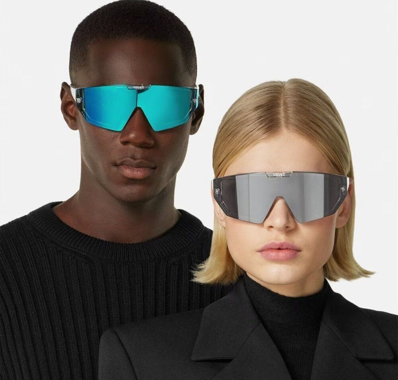 Versace NEW VERSACE VE4461 148/6V SHIELD MOD 4461 UNISEX SUNGLASSES ...