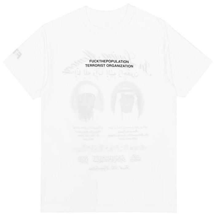 Fuck The Population Ftp In Loving Memory Tee White Grailed