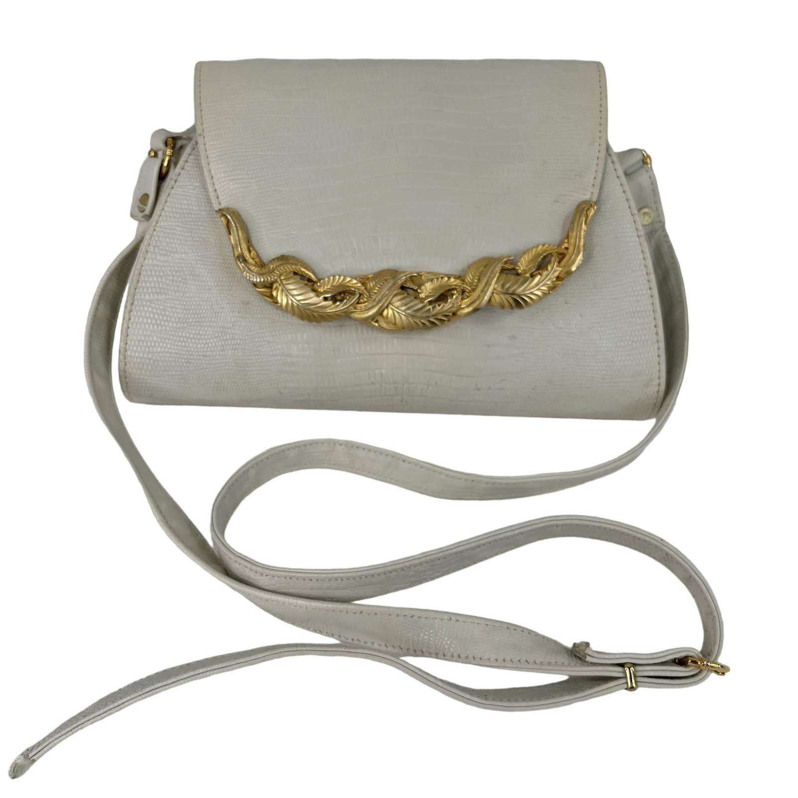 Other Glenn Miller Ann Turk Vintage Crossbody Cream Goldtone | Grailed