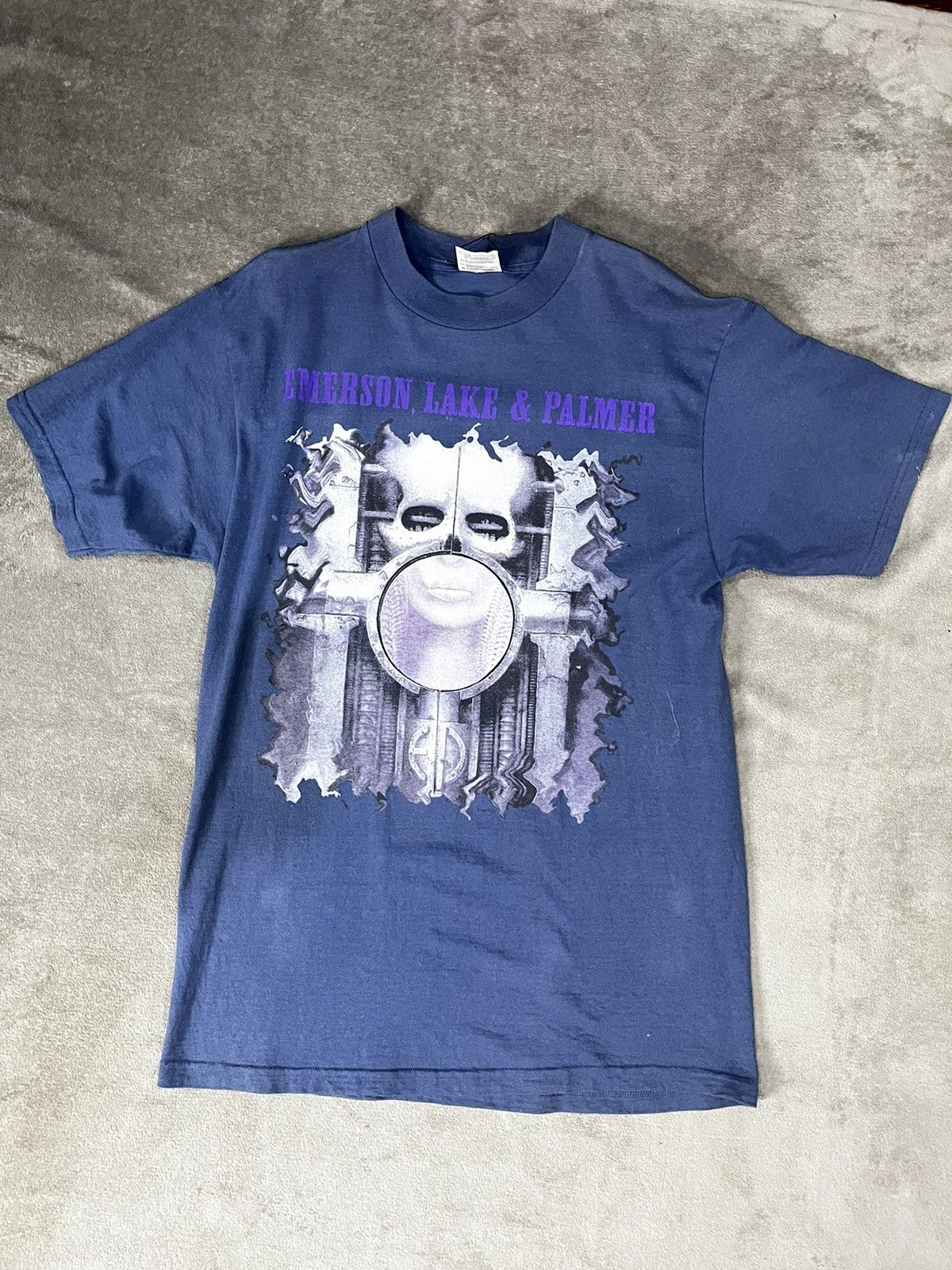 Band Tees × Rock T Shirt × Vintage Vintage 90’s Emerson Lake & Palmer ...
