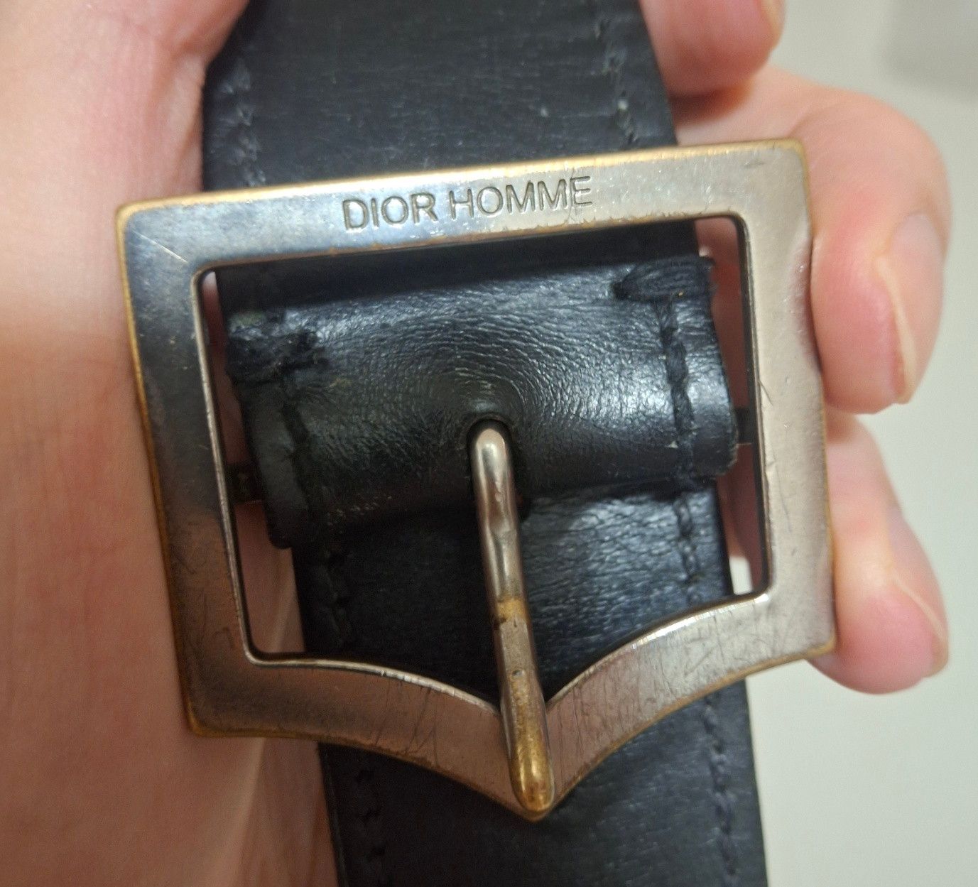 Dior [87] Dior homme D Buckle Belt | Grailed