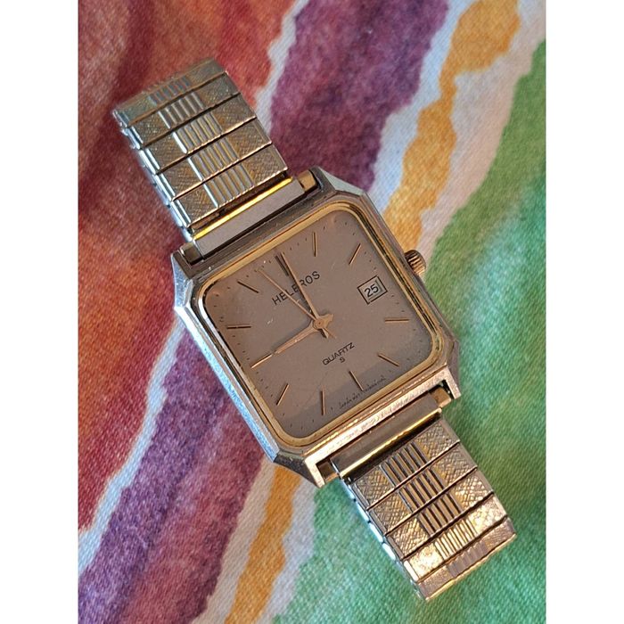 Non Identifie Vintage 1980's Helbros Quartz Men's Wristwatch 56713 ...
