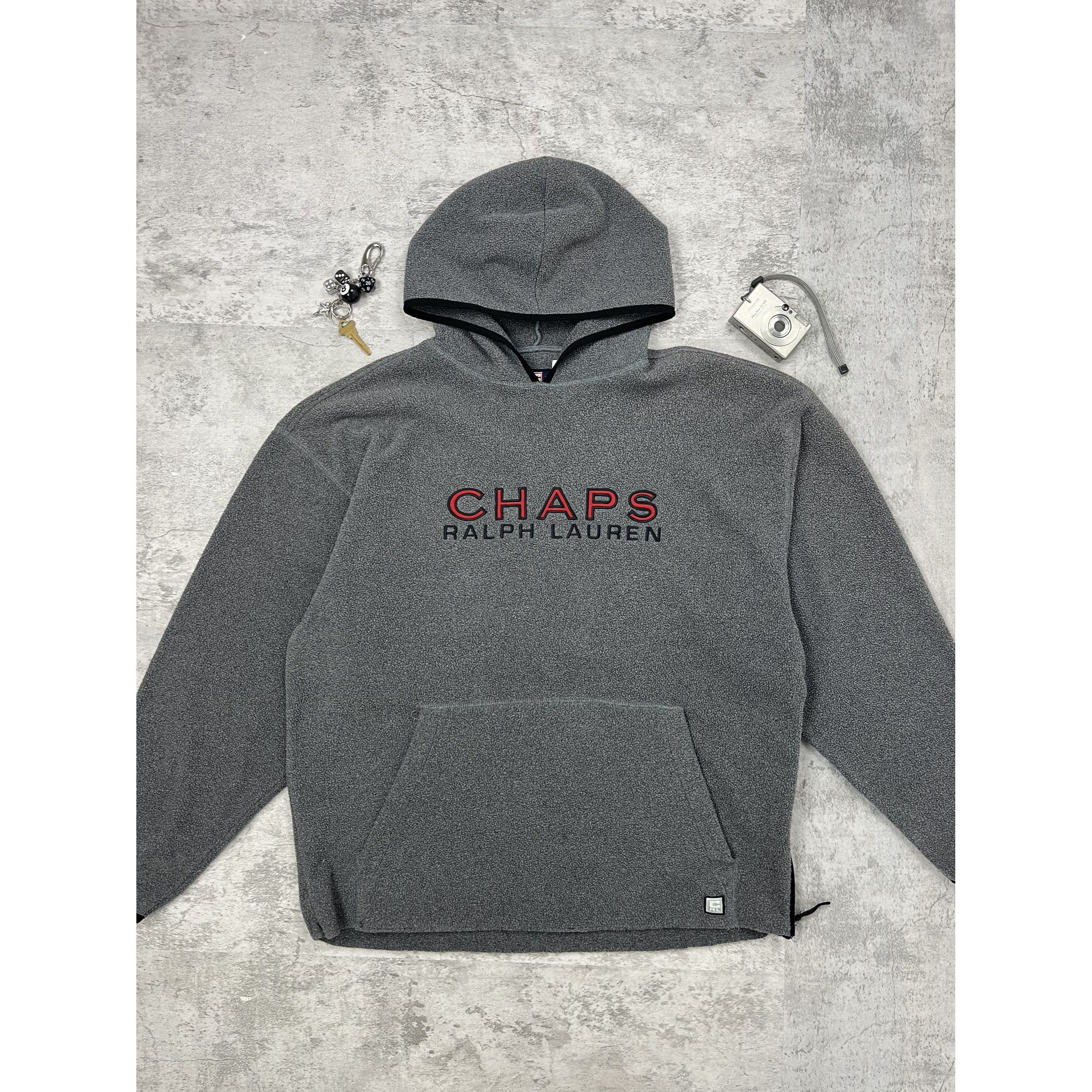 Chaps Ralph Lauren Vintage Chaps Ralph Lauren Gray Fleece Hoodie | Grailed