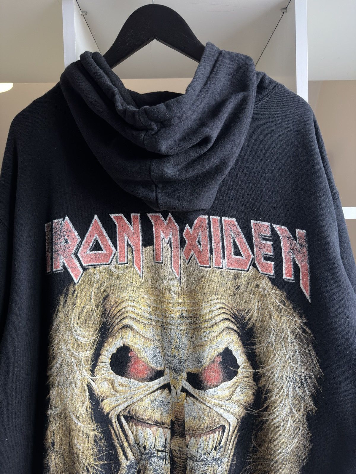Band Tees × Iron Maiden × Vintage VTG IRON MAIDEN TROOPER BIG FACE ...