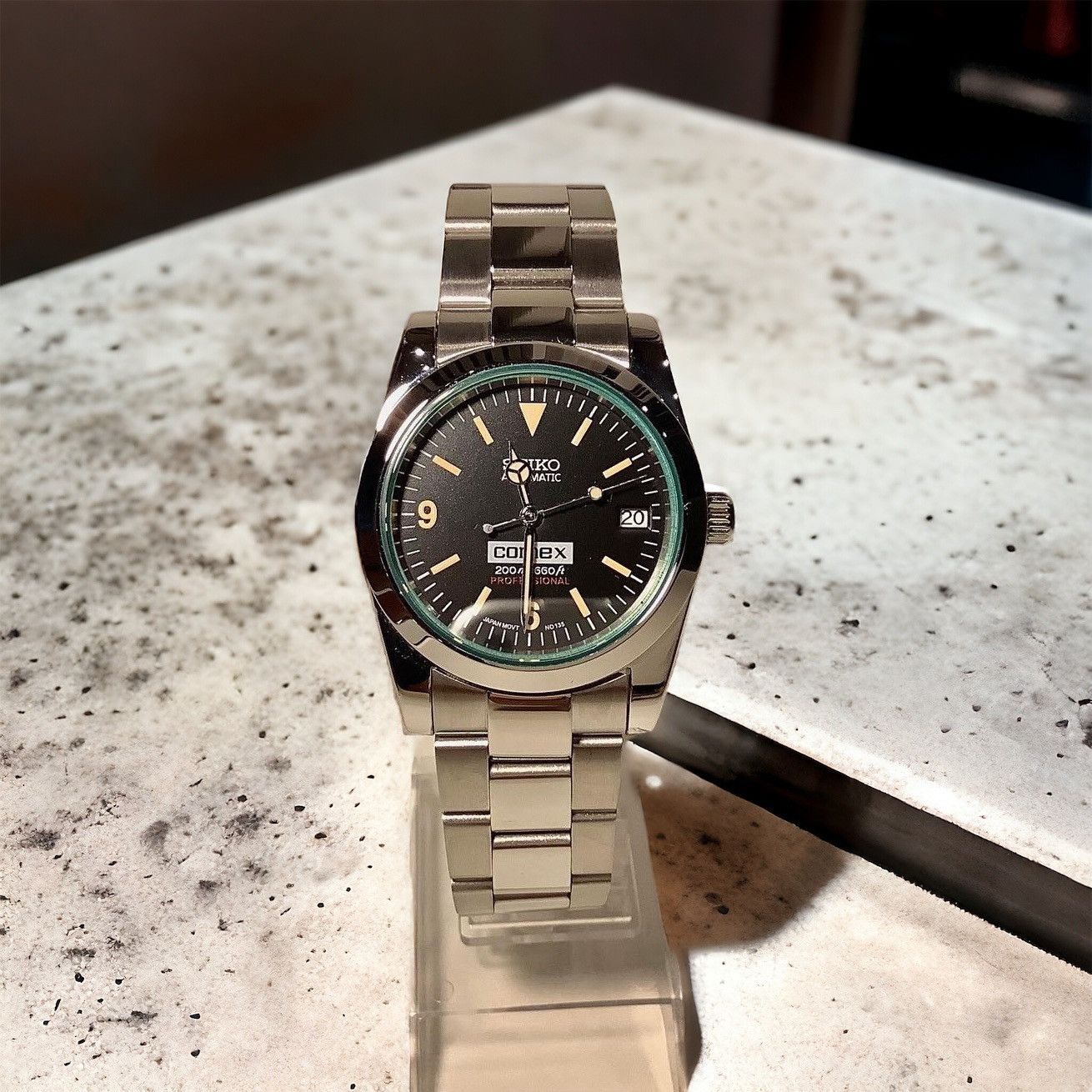 Japanese Brand × Seiko × Watch Seiko Mod Vintage Explorer 1 Comex Steel ...