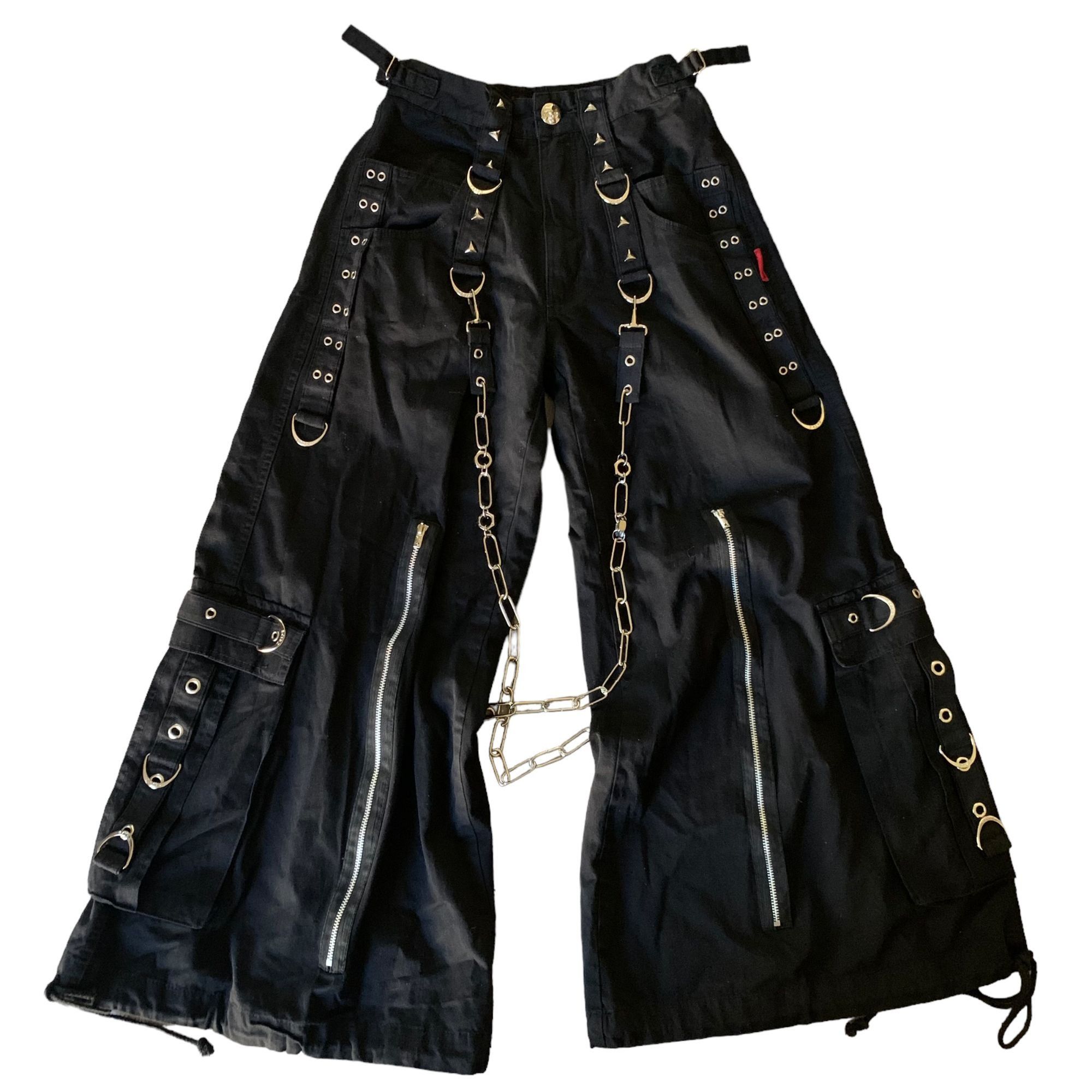 Tripp Nyc Vintage Y2K TRIPP NYC Bondage Pants XS Black Darkstreet Goth ...