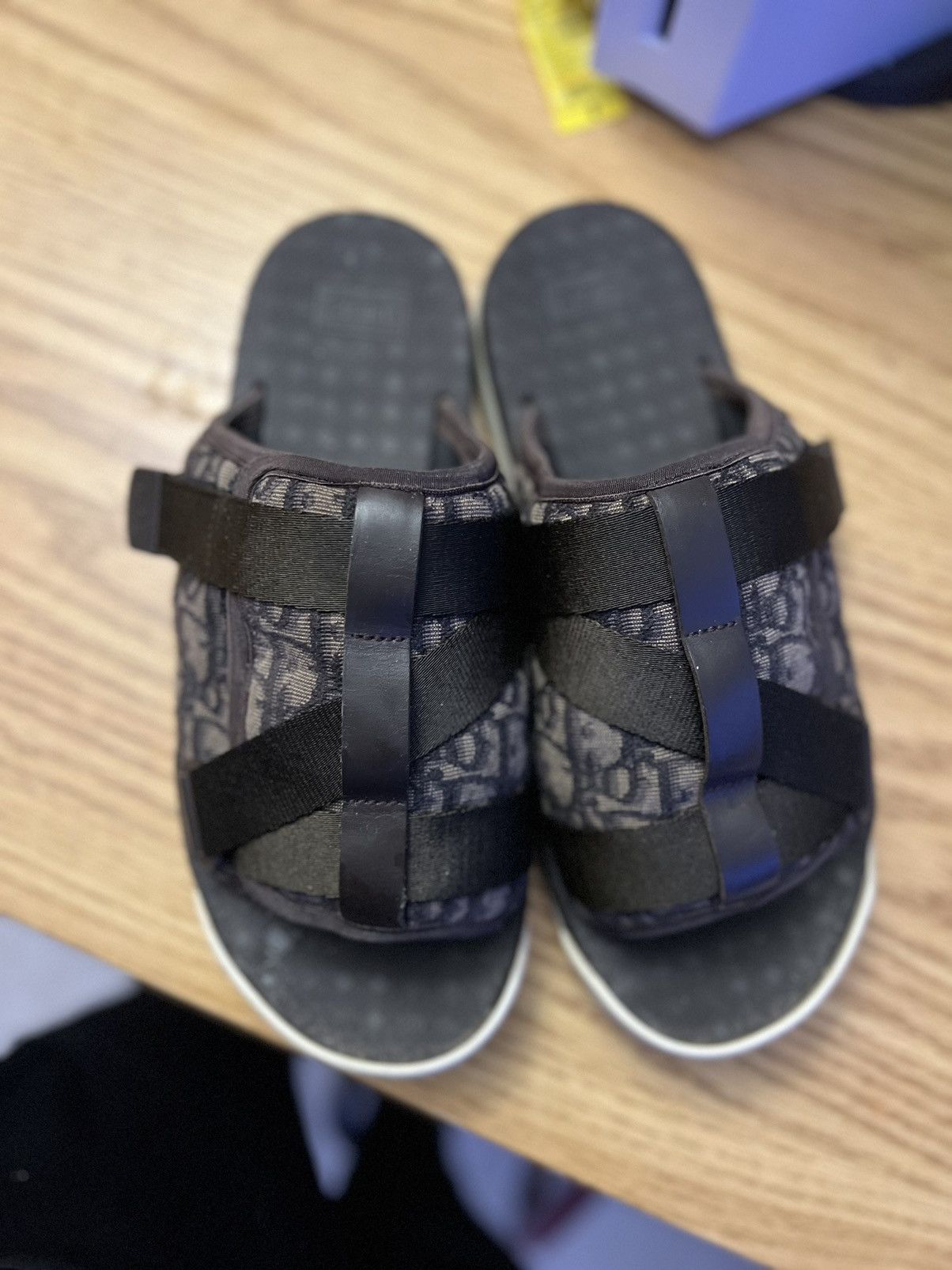 Dior Dior Alpha Sandal Ebony Oblique Jacquard | Grailed