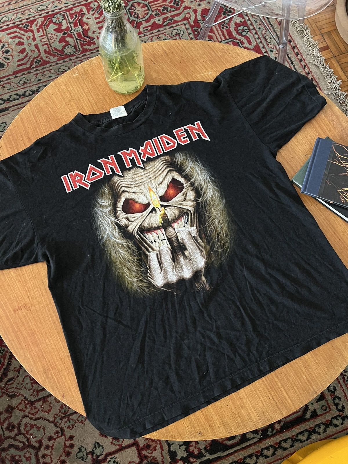 Band Tees × Iron Maiden × Vintage 1997 Iron Maiden Up The Irons ...