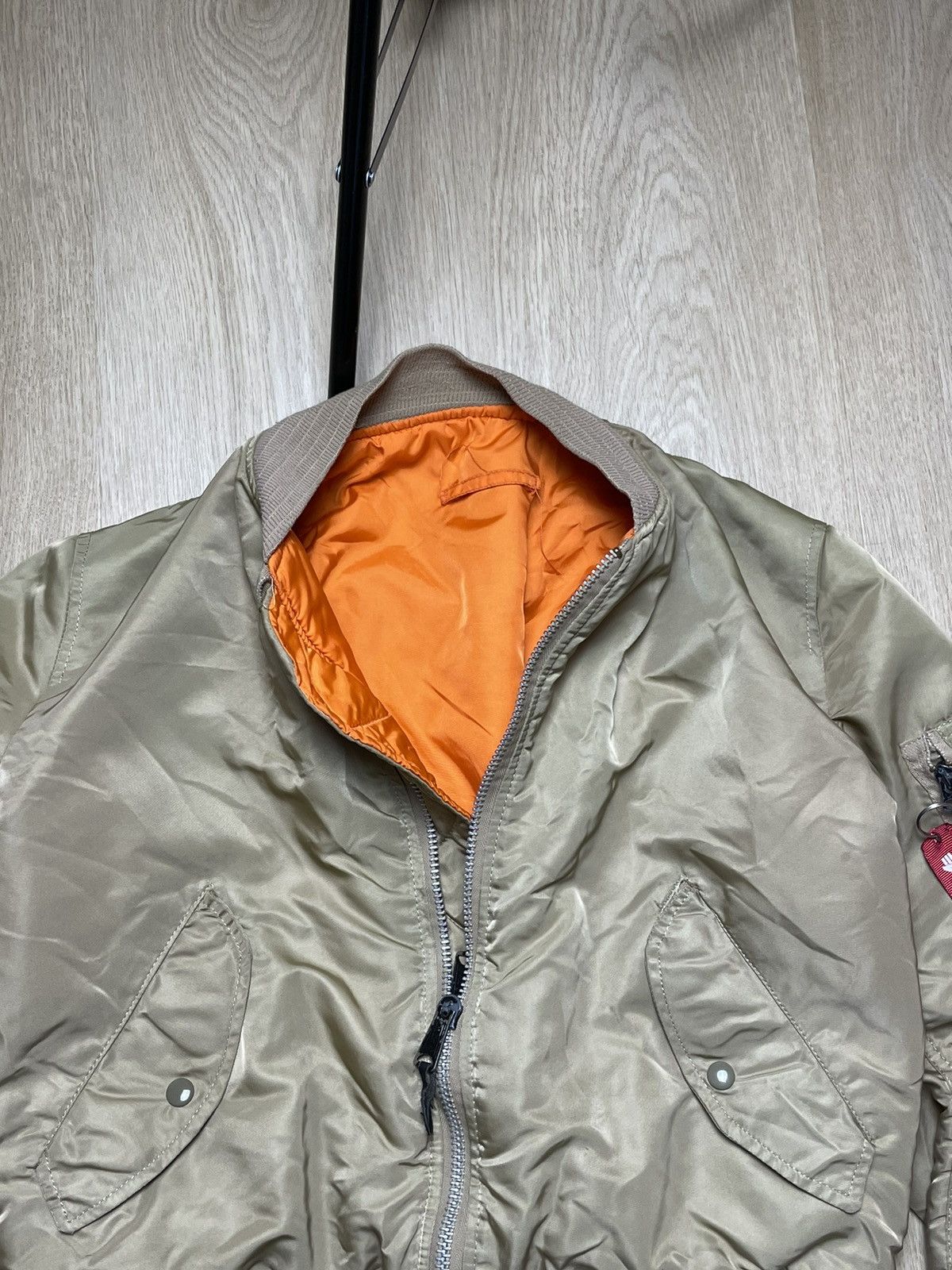 Vintage Vintage Bomber MA-1 Alpha Industries 2/1 Distressed Jacket | Grailed