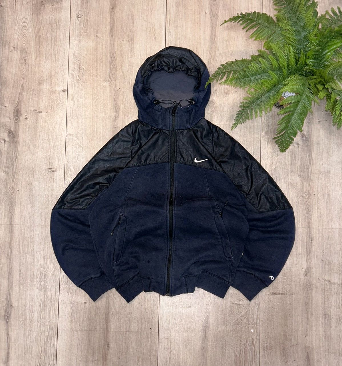 Nike × Streetwear × Vintage 00s Vintage Nike Air Max Retro Tech Fleece ...