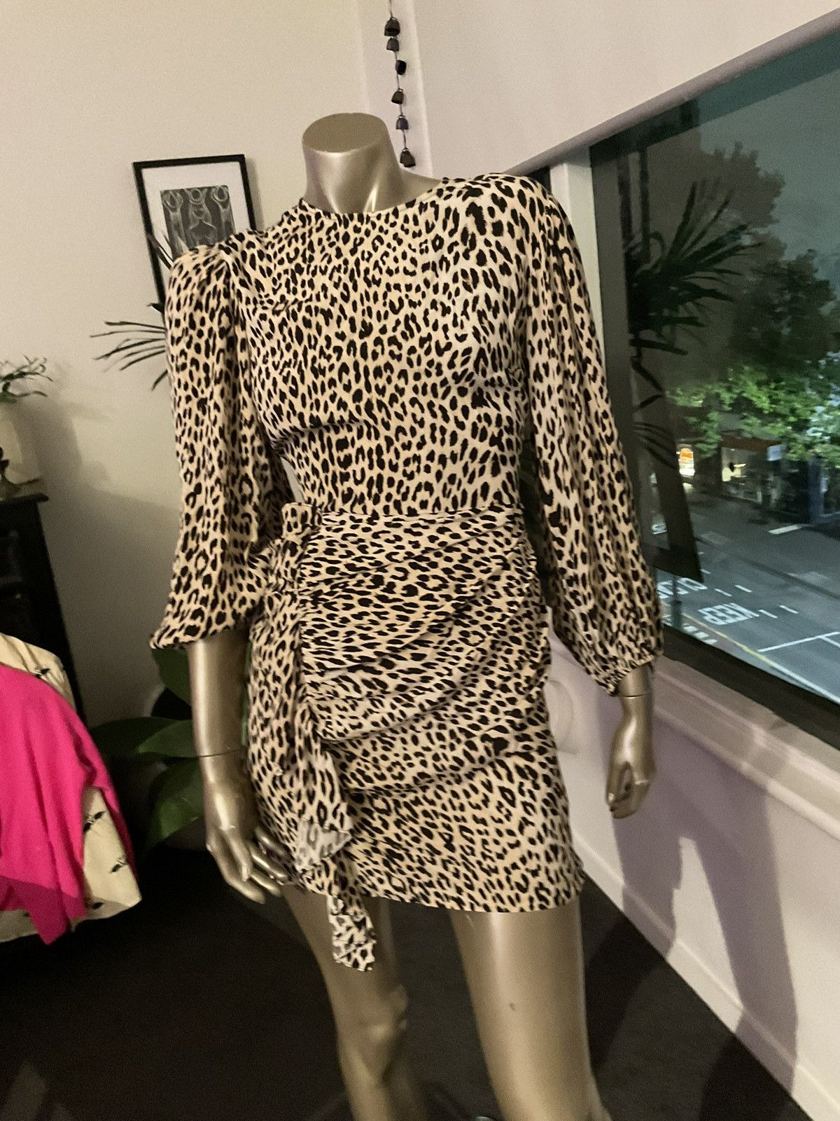 Maje Maje Ricata Mini Dress in Leopard Print | Grailed