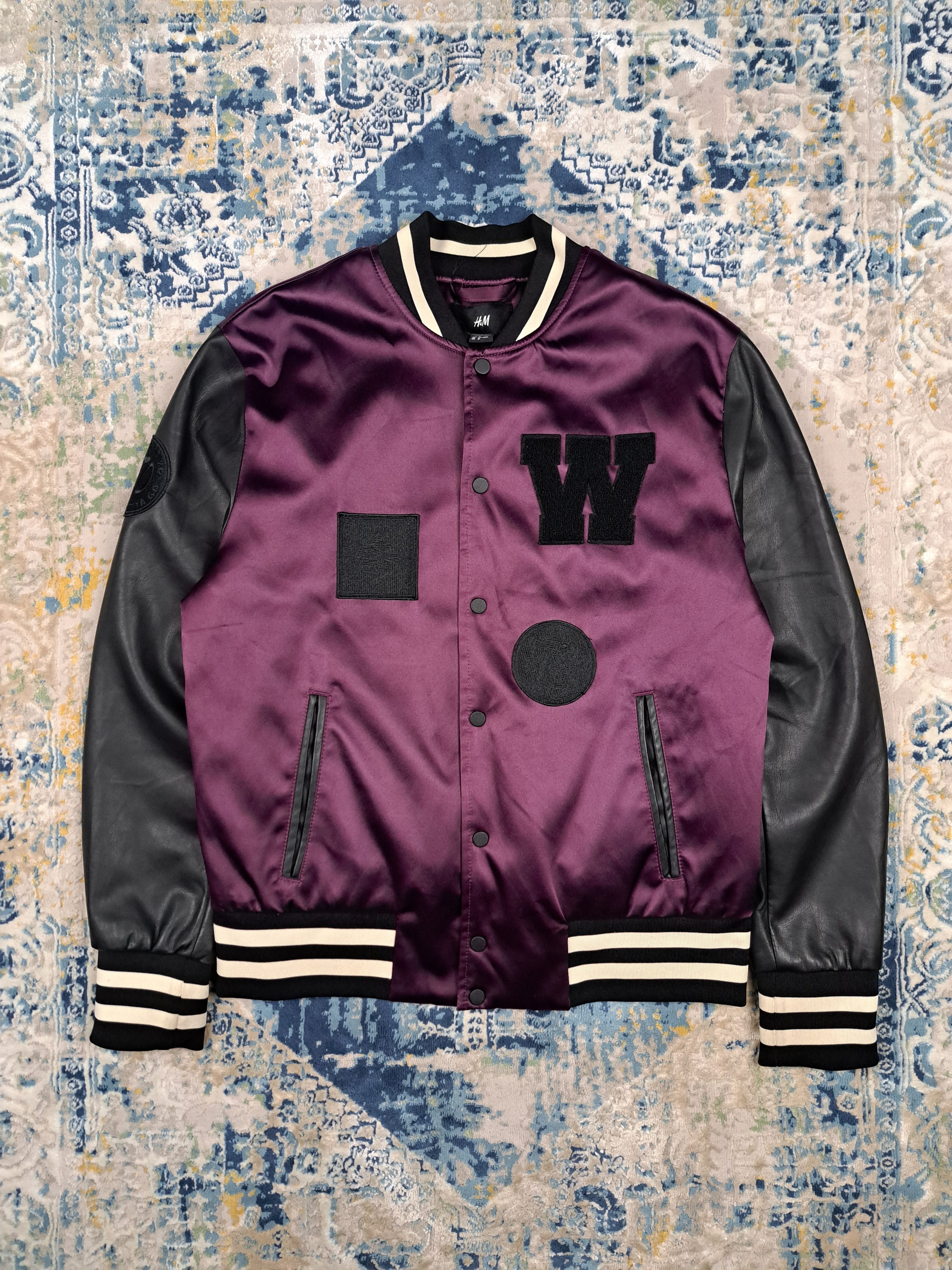 Rare × Streetwear × The Weeknd The Weeknd Satin Varsity Bomber Jacket ...