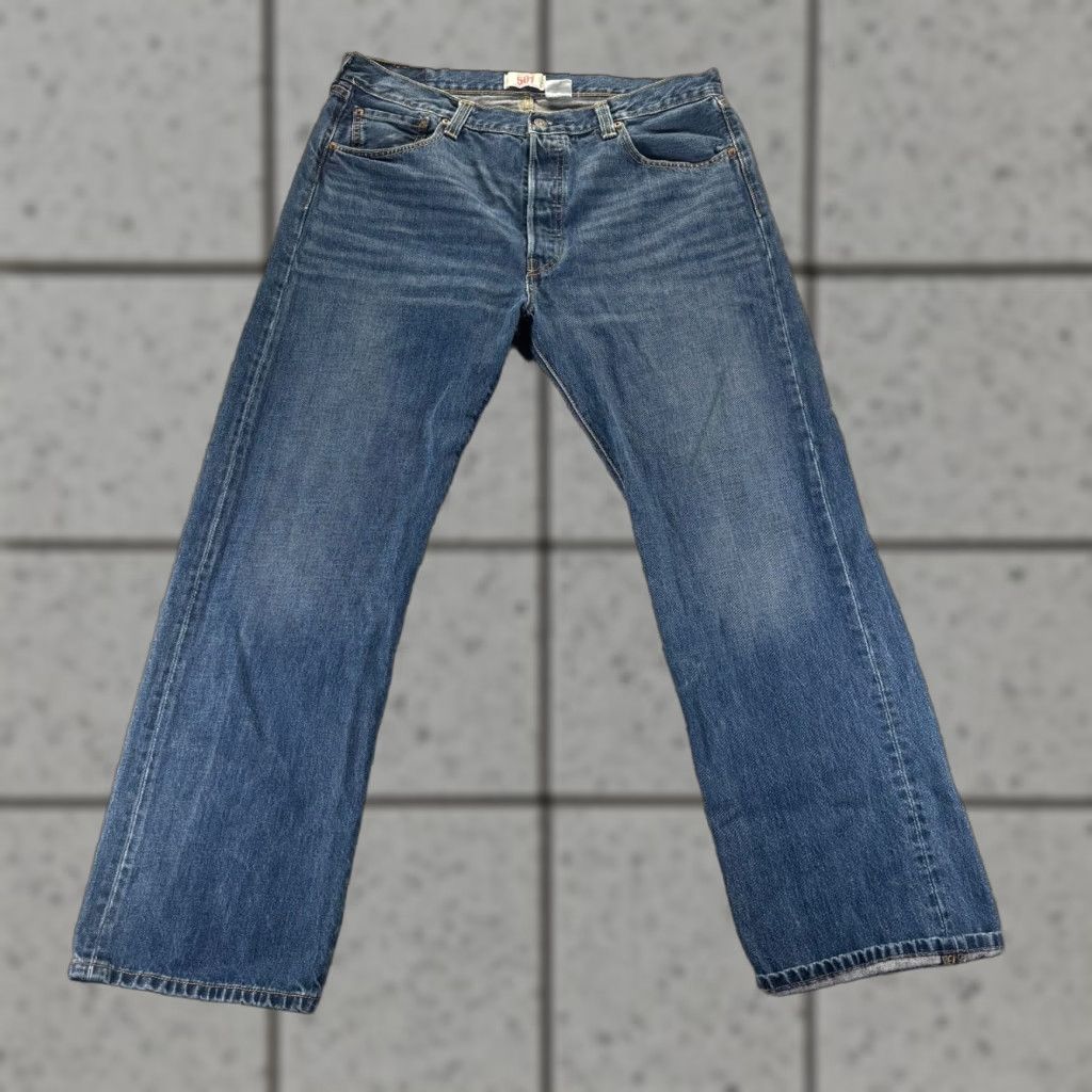 Levi's Levi's 501 Vintage Jeans Mens 36x30 Dark Wash Cotton Straight ...