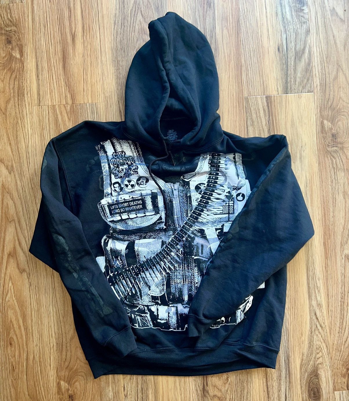 Designer City Morgue- “God Sent us” Skeleton hoodie | Grailed