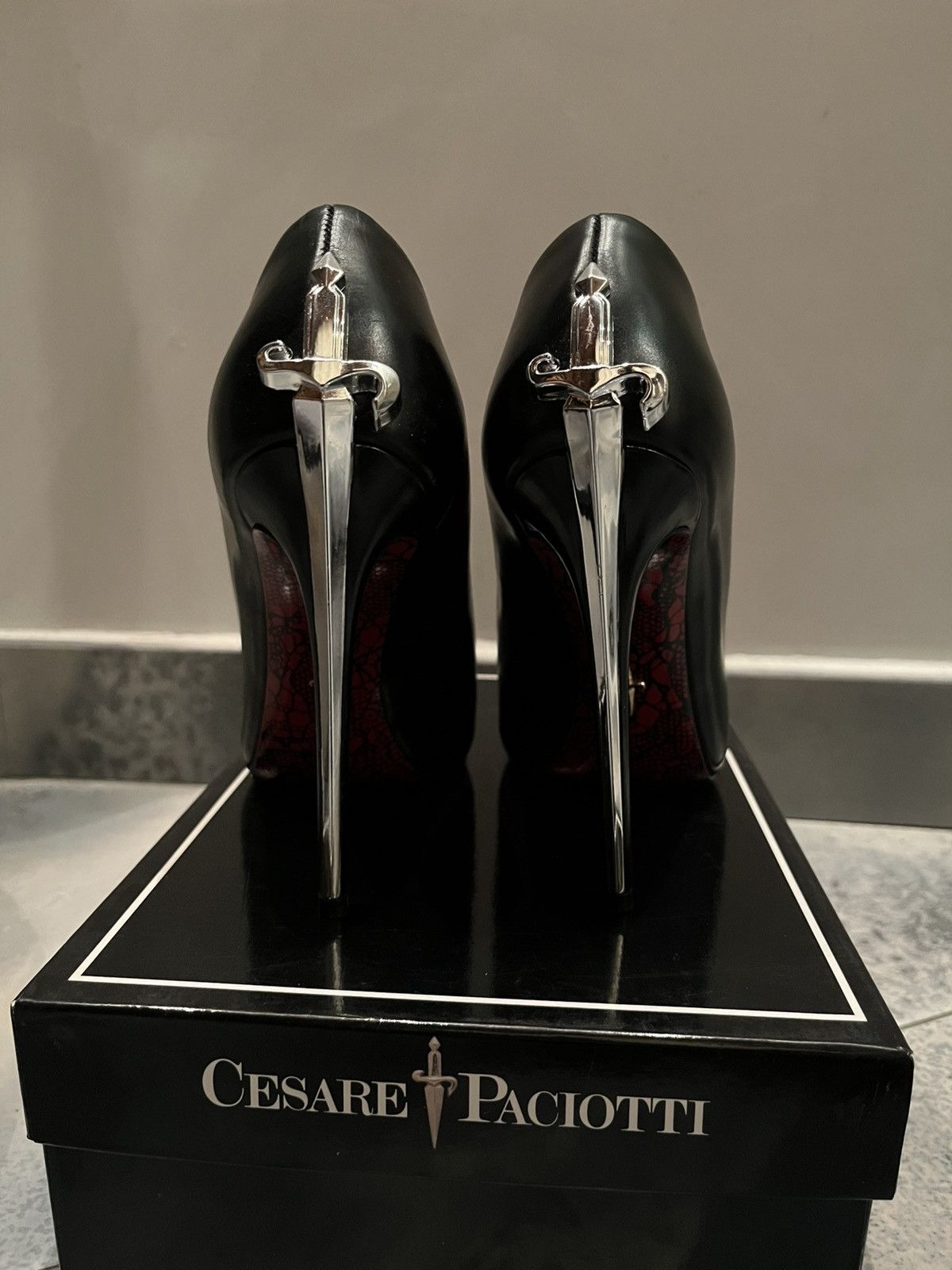 Paciotti Cesare Paciotti Vintage Stiletto Heels with Sword | Grailed