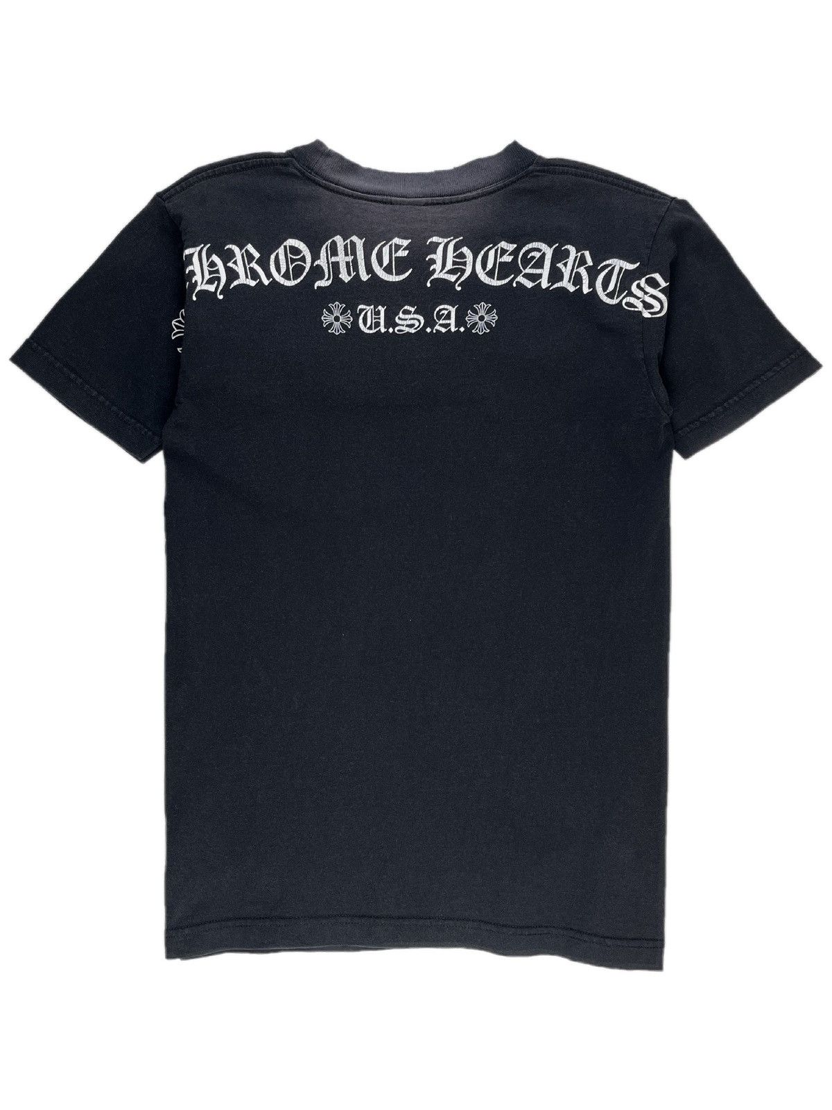 Chrome Hearts Chrome Hearts Back Logo Cross Pocket Tshirt | Grailed