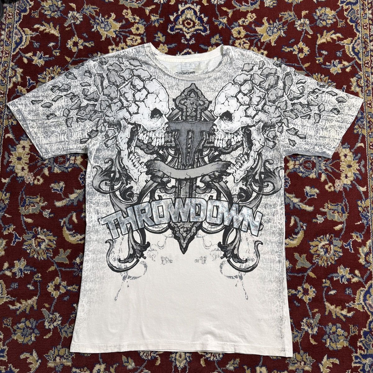 Affliction × Ed Hardy × Tapout Throwdown by Affliction wing cross skull ...