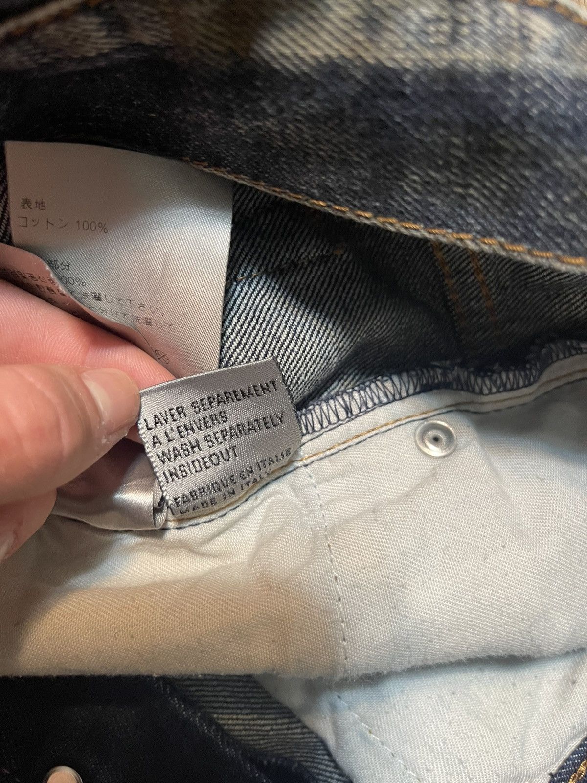 Dior × Hedi Slimane × Kris Van Assche Dior Homme AW11 Rail Rack jeans ...