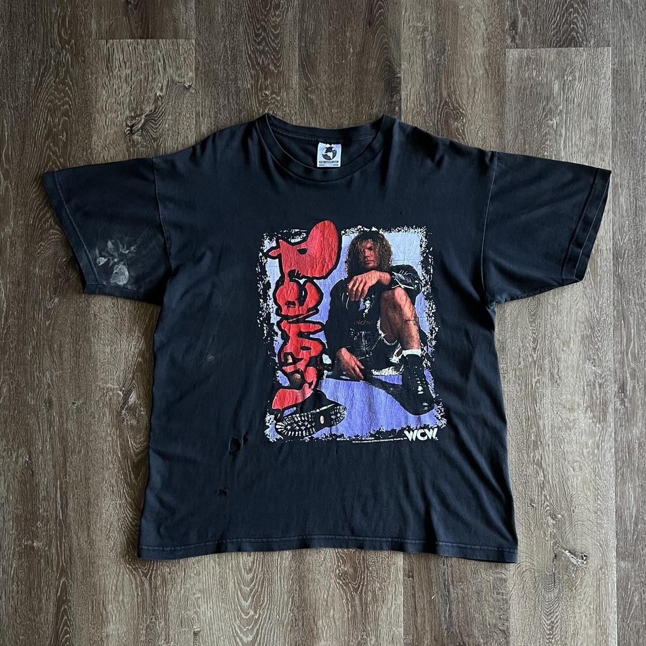 Vintage × WWE × WWF Vintage 1998 WCW WWE Raven Wrestling T-Shirt Size ...