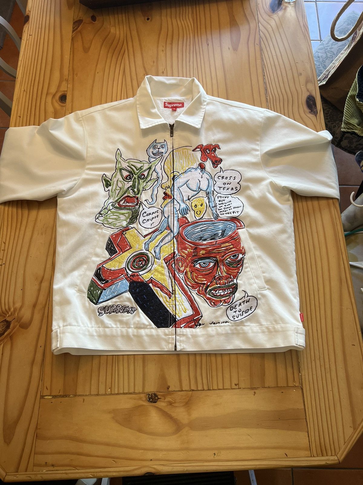 Supreme Supreme Daniel Johnson work jacket | Grailed