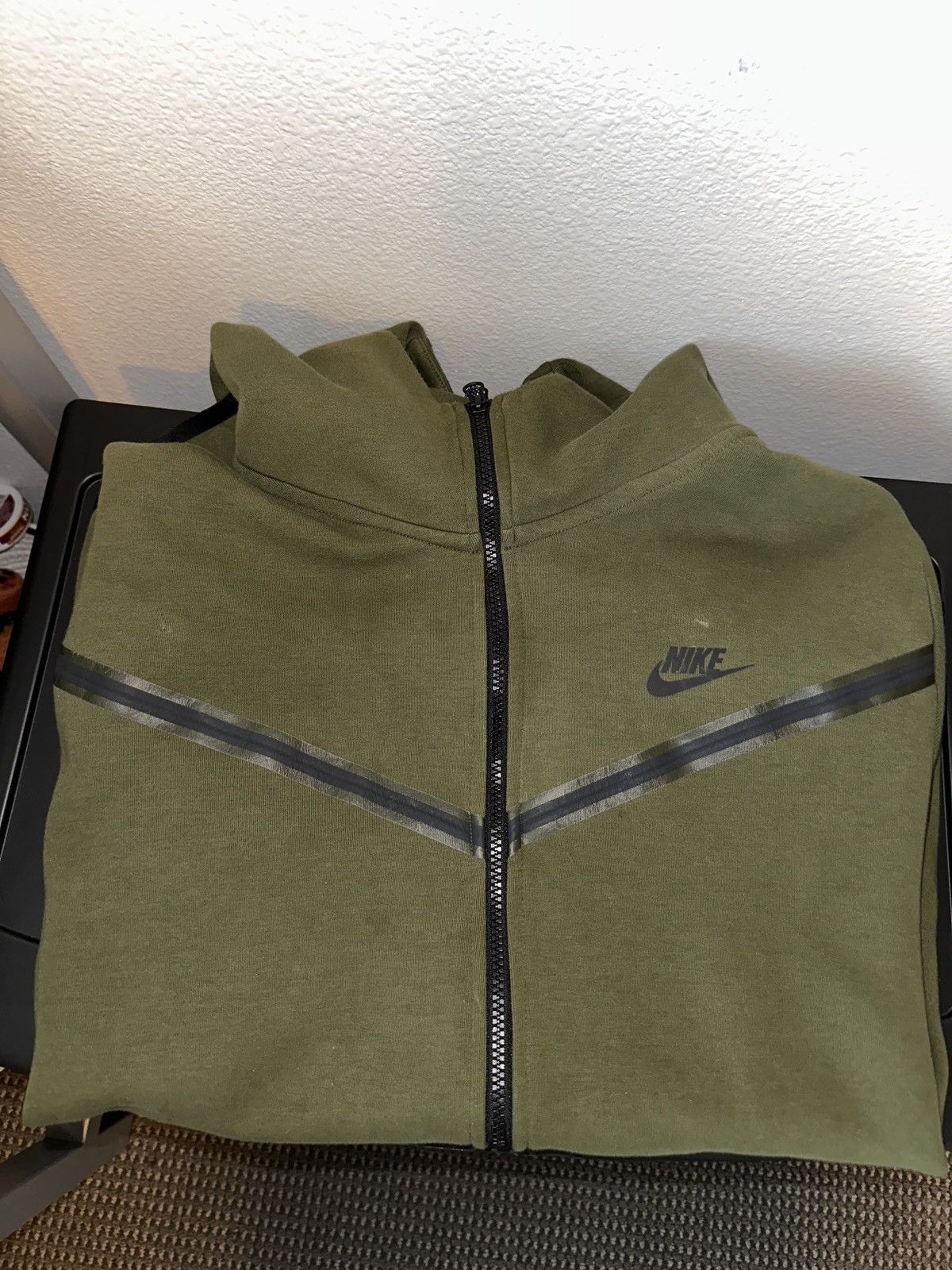 Nike Nike tech fleece (olive) | Grailed