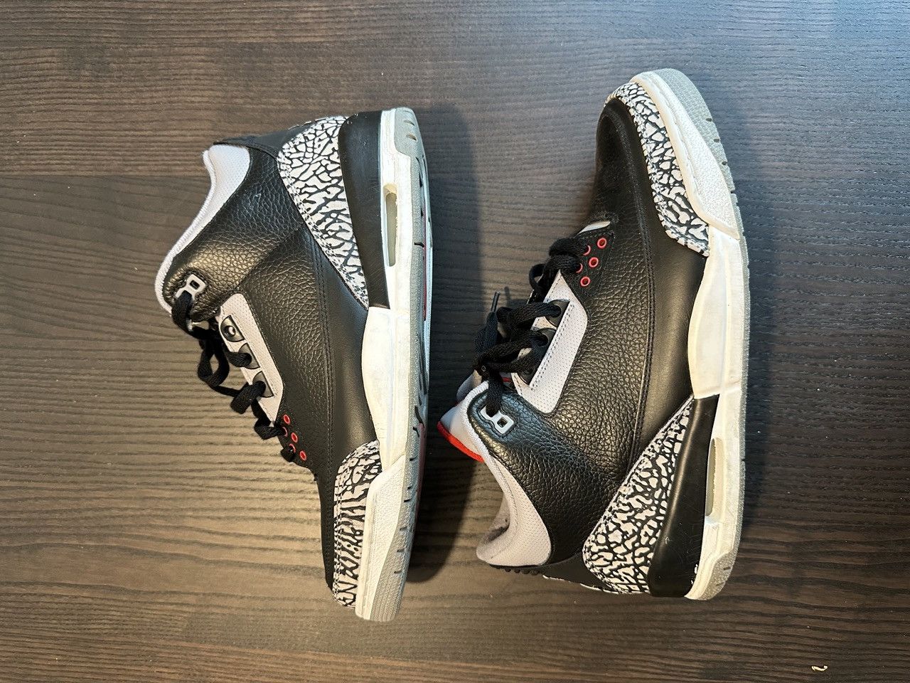 Jordan Brand Air Jordan 3 Retro Black Cement CDP (2008) | Grailed