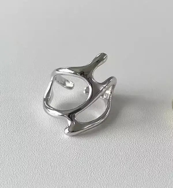 Handmade Abstract Ring Slime Silver Modern Punk Art Psychedelic | Grailed